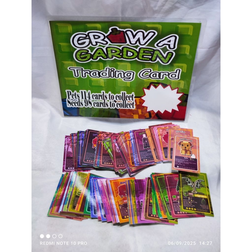 Grow a Garden Complete trading card complete set | Shopee Malaysia