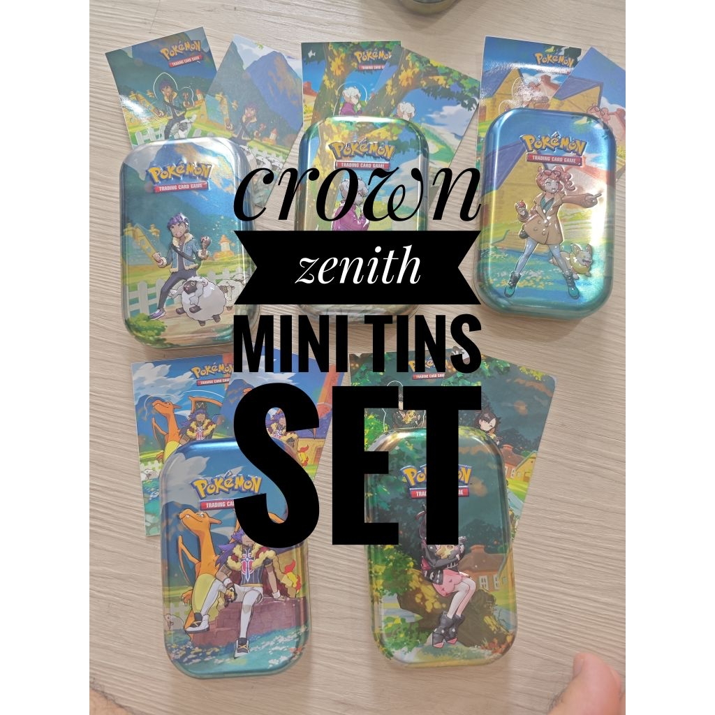 Empty Crown zenith mini tins with sticker and card | Shopee Malaysia