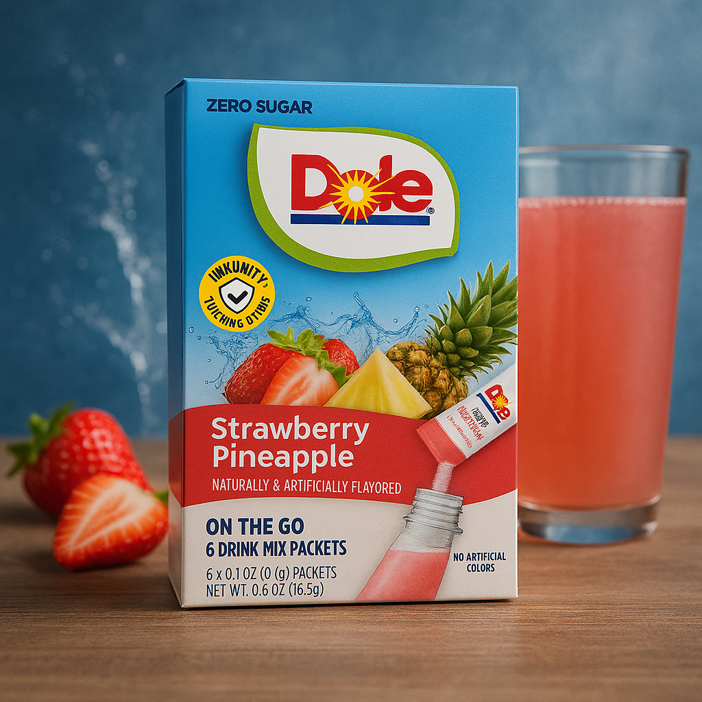 Dole Strawberry Pineapple Water Packets
