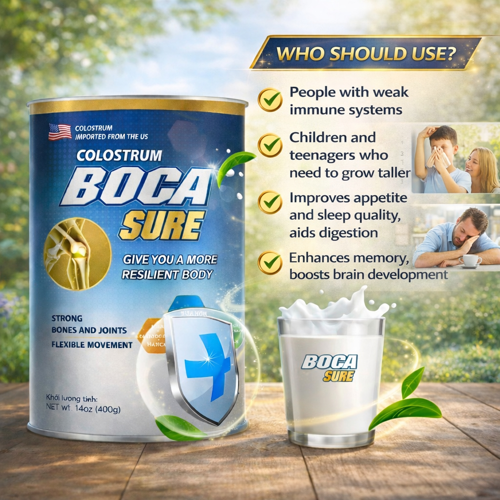Boca Sure Bone & Joint Nutrition Milk 400g | Colostrum | Shopee Malaysia