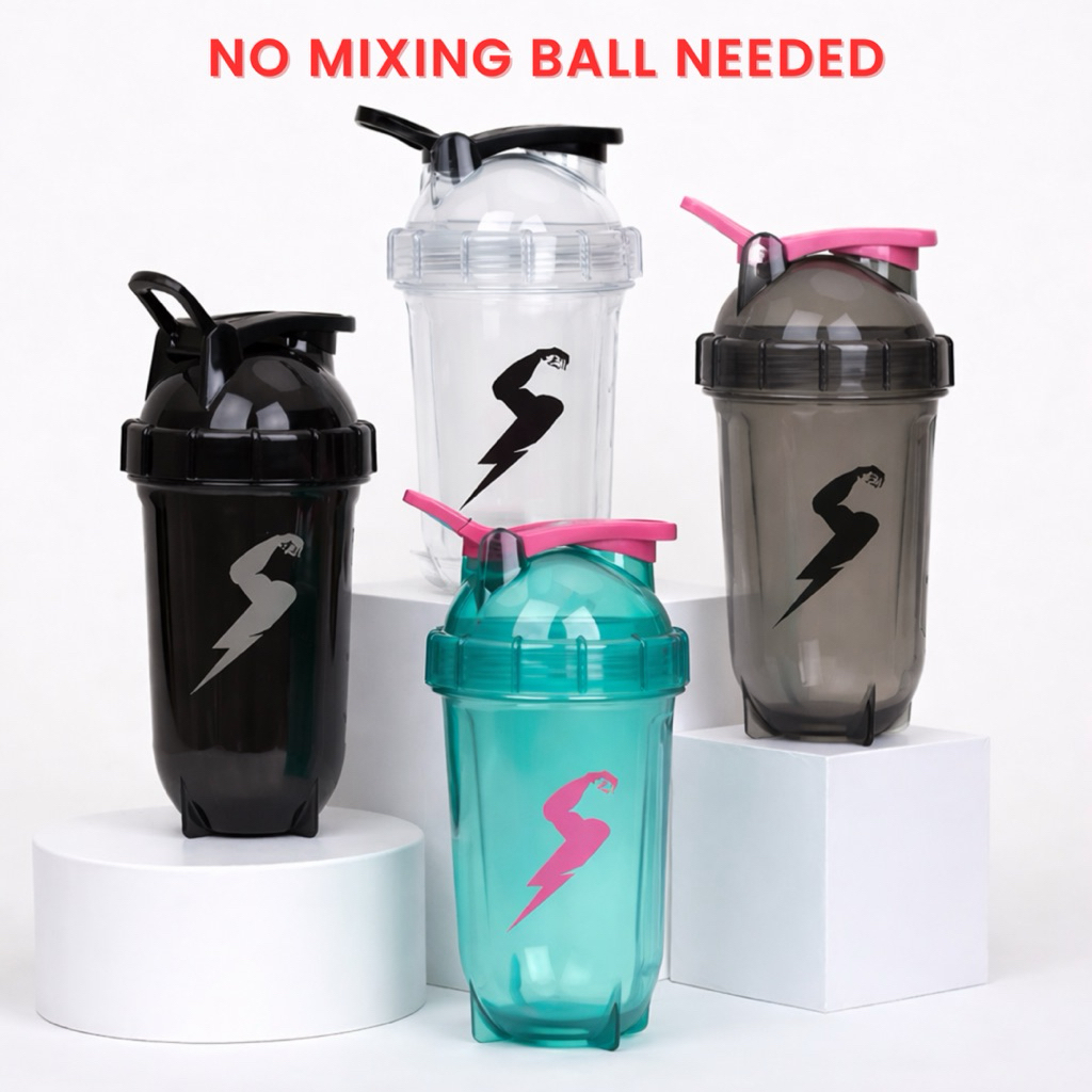 CAPSULE SHAKER BOTTLE NO MIXING BALL NEEDED PREMIUM QUALITY | Shopee ...