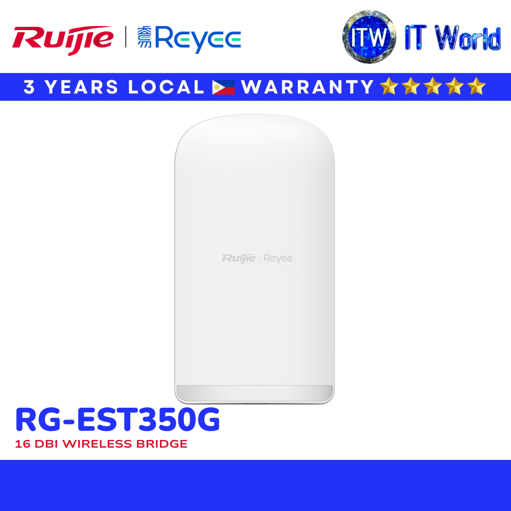 Ruijie Reyee RG-EST350G 5 km / Wi-Fi 5 / 16 dBi Wireless Bridge (RG ...