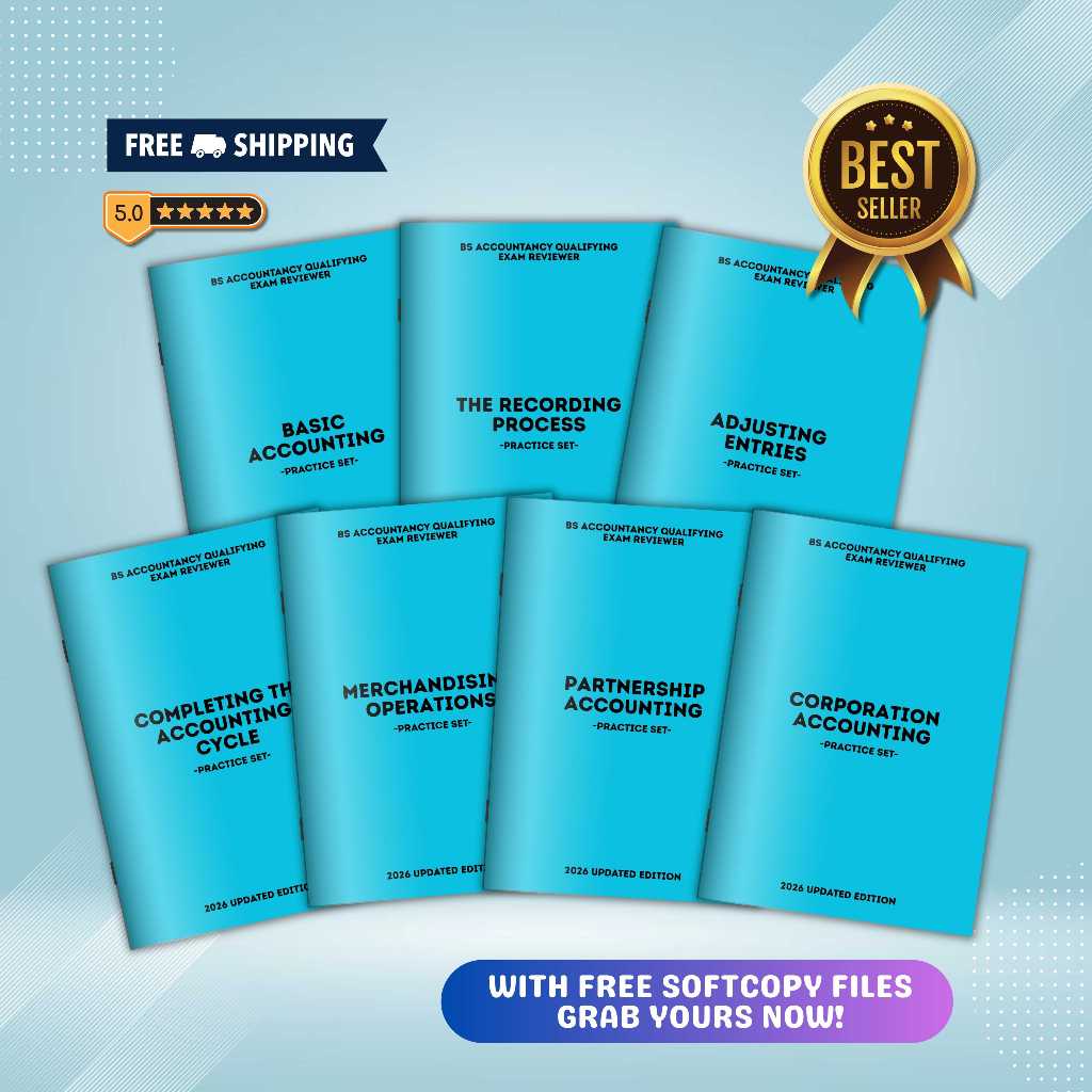 2026 CPA Reviewer | Basic Accounting Practice Set | BSA & BS ...