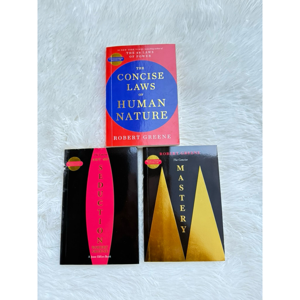 ROBERT GREENE POWER TRIO: Mastery + The Laws of Human Nature + The Art ...