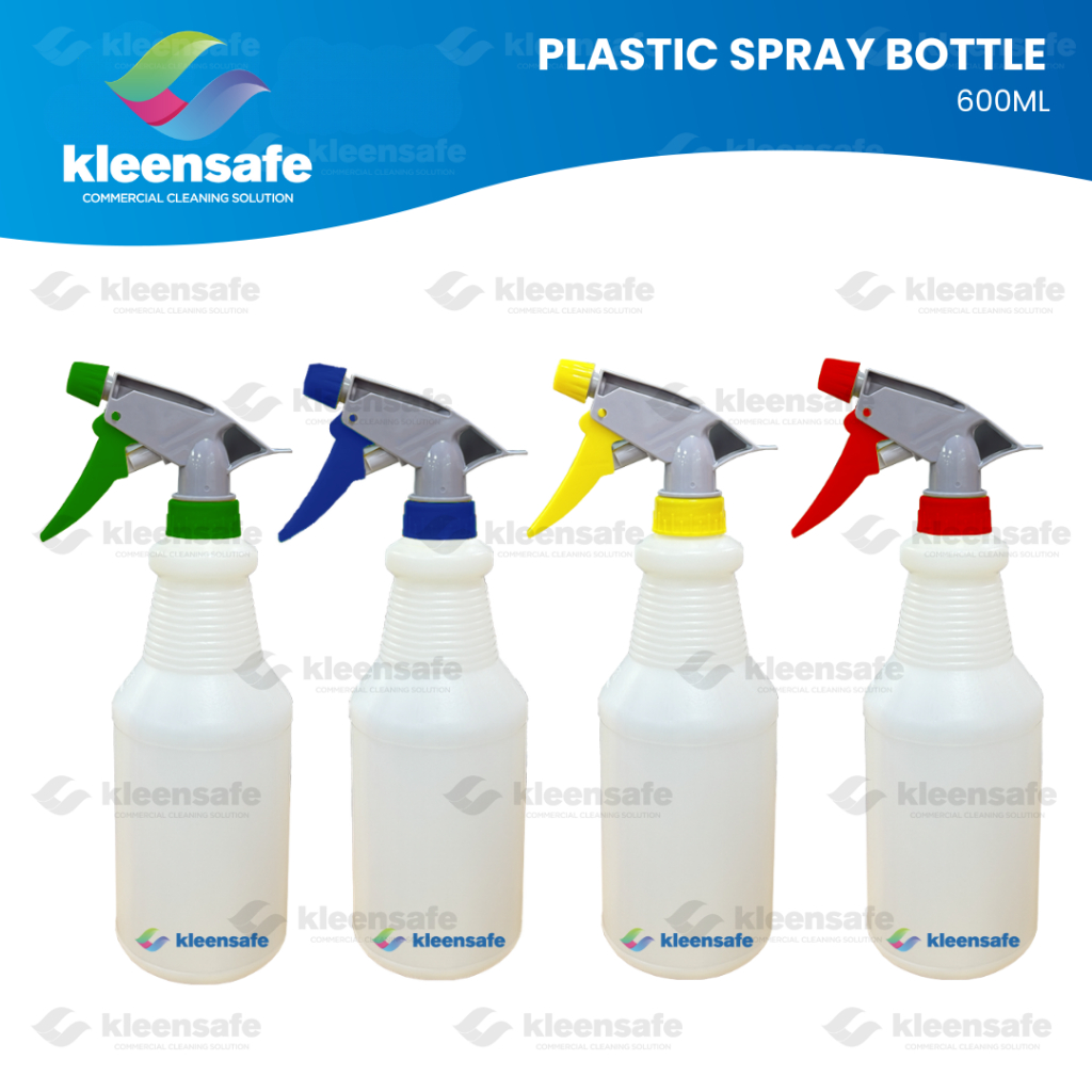Kleensafe Spray Bottle, Plastic, Handheld 600ml, Multi-Purpose Bottle ...