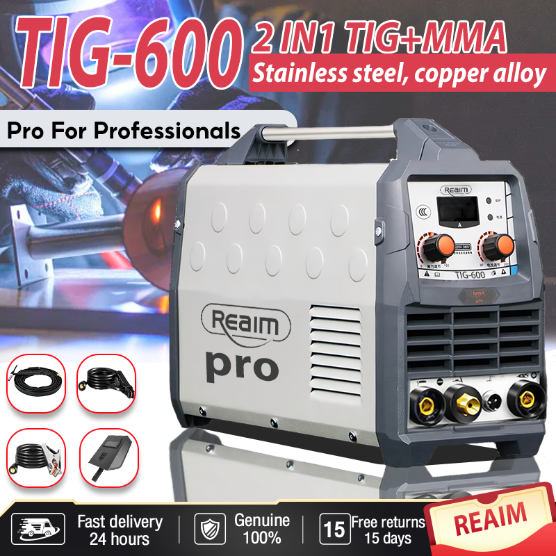 REAIM TIG Welding Machine Inverter TIG-600 2 In 1 MMA Portable Welding ...