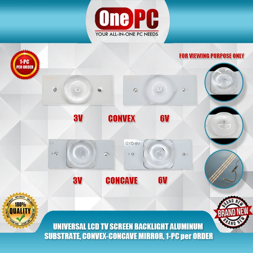 ONEPC UNIVERSAL LCD TV SCREEN BACKLIGHT ALUMINUM SUBSTRATE, CONVEX ...