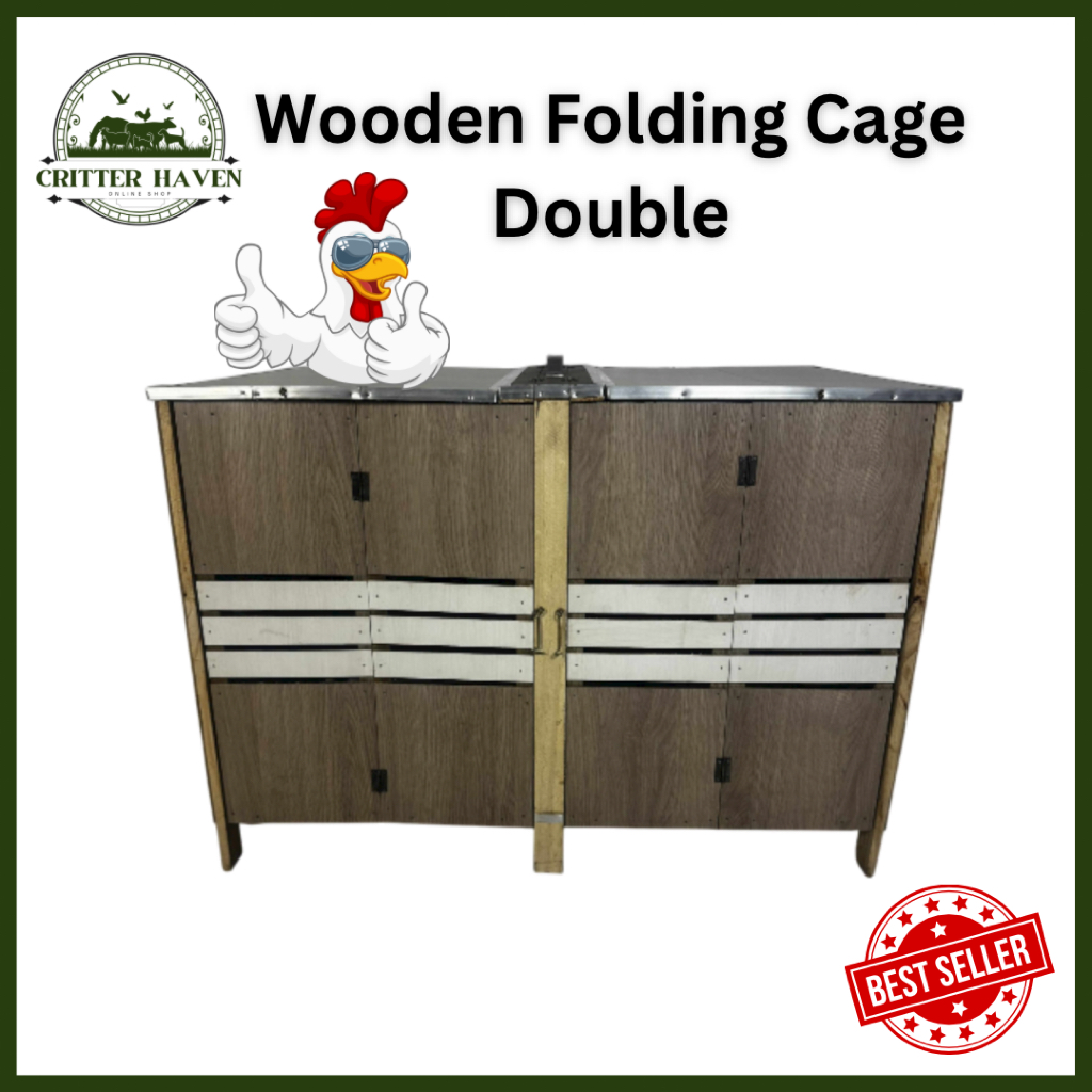 Wooden Folding Cage double / Laminated wood / Marine plywood / Kulungan ...