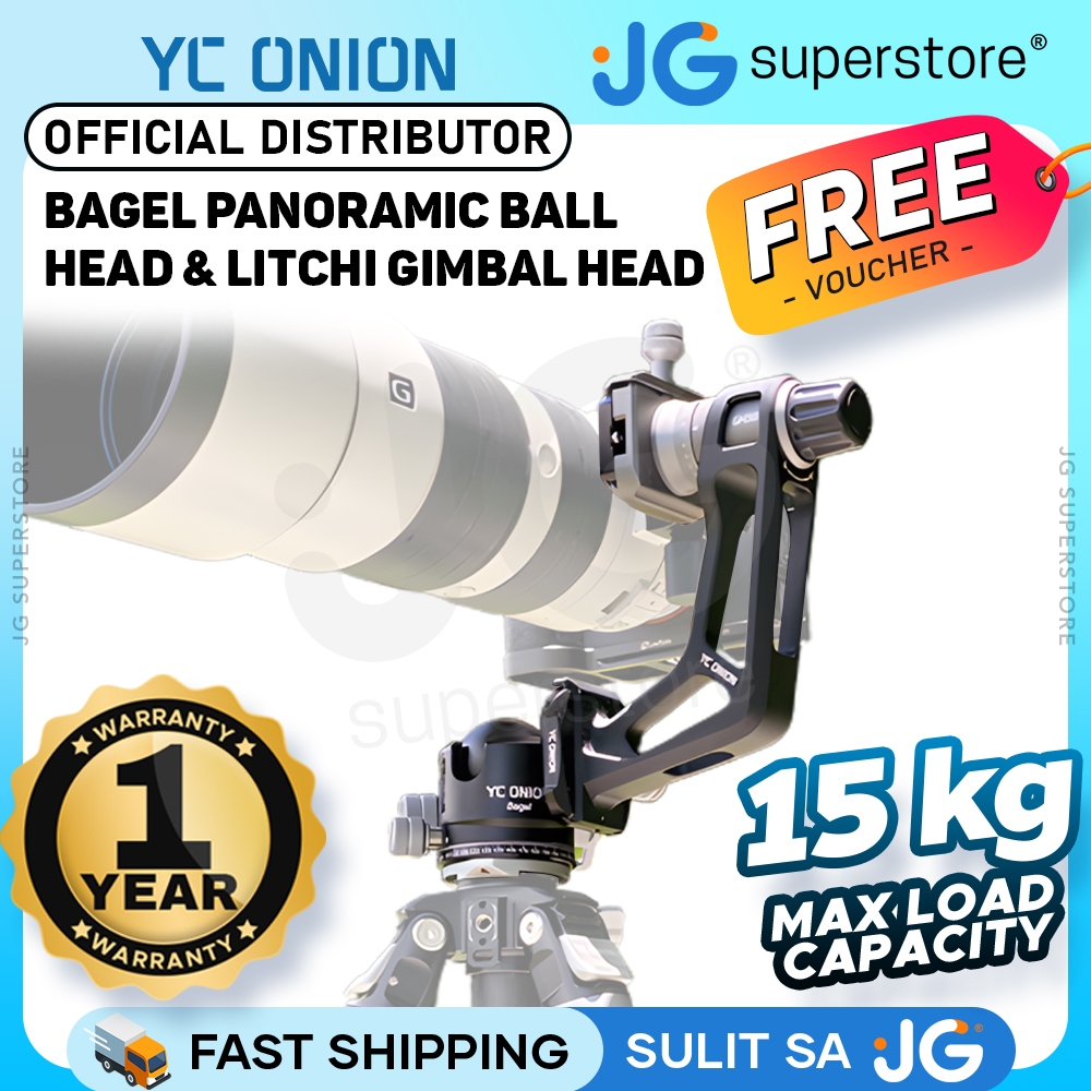 YC ONION Bagel BF44 Dual / BC44 Single Panoramic Ball Head & GH38 ...