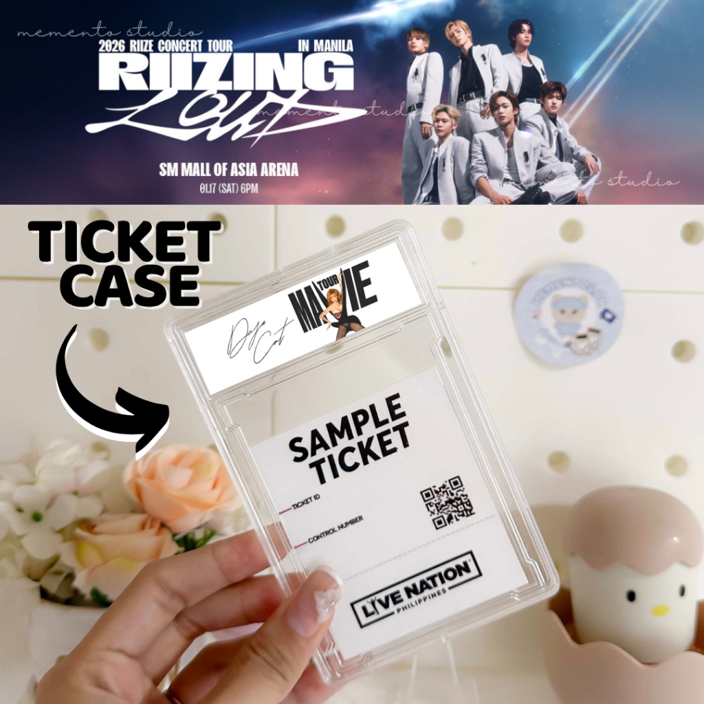 RIIZE Riizing Loud Tour Acrylic Concert Ticket & Photocard Case Frame ...
