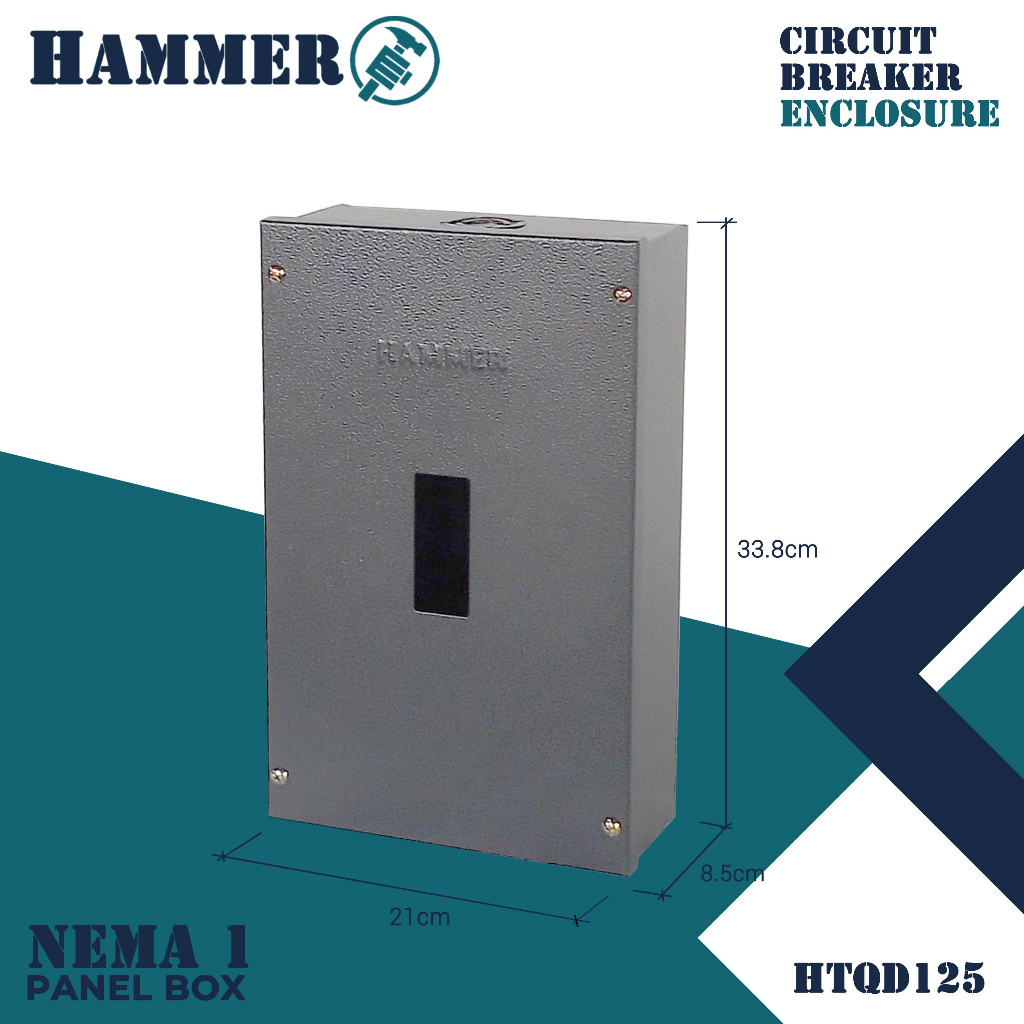 NEMA1 PANEL BOX Electrical Enclosure for TQD Circuit Breaker 2/3-Pole ...