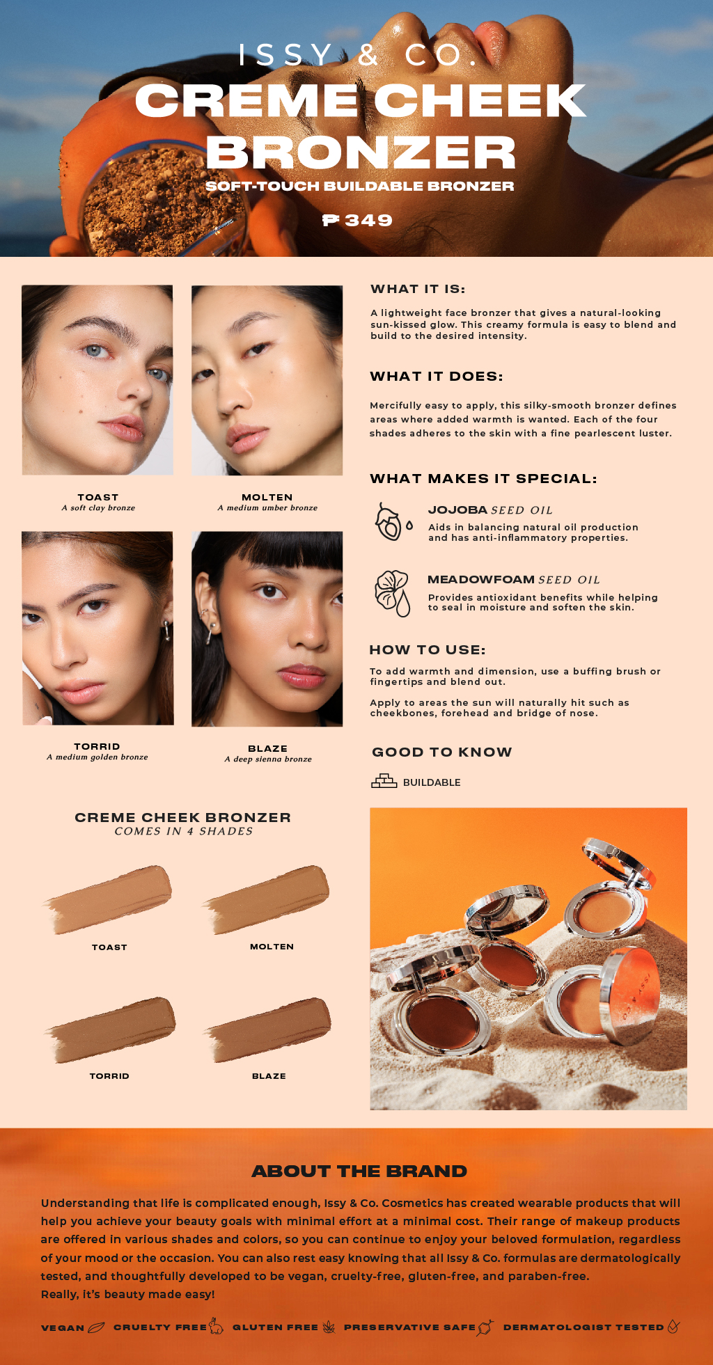 Issy Creme Cheek Bronzer | Shopee Malaysia