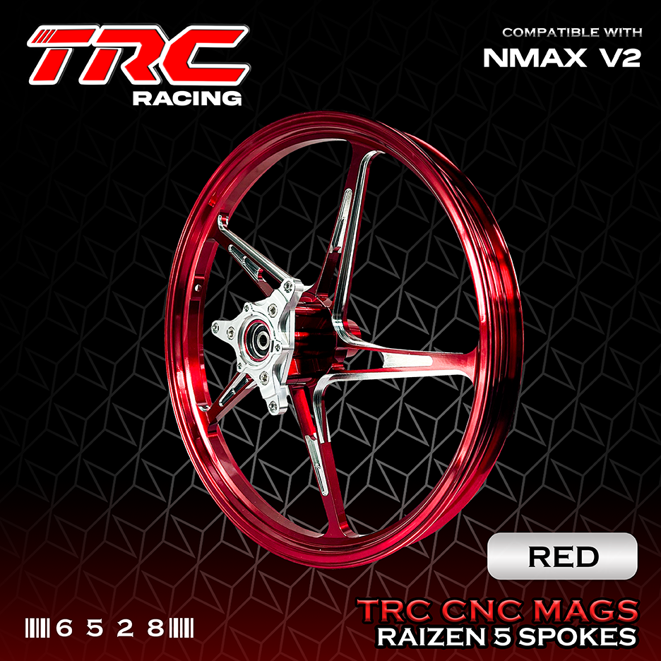 TRC CNC Mags Raizen 5 Spokes (1.6 F x 1.6 R x 17) Malaysian Concept for ...
