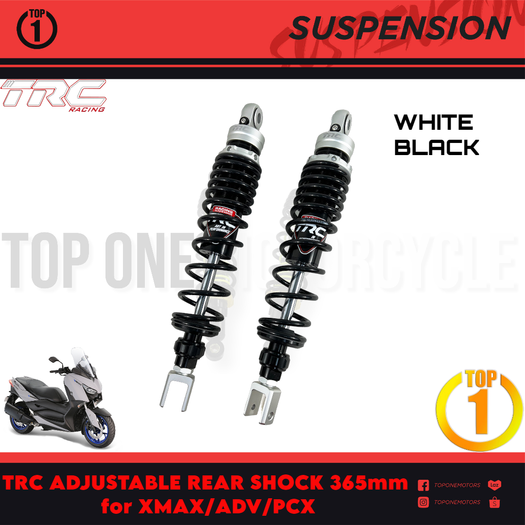 TOP1 TRC ADJUSTABLE REAR SHOCK 365mm AI-TECH SERIES for XMAX/ADV/PCX ...