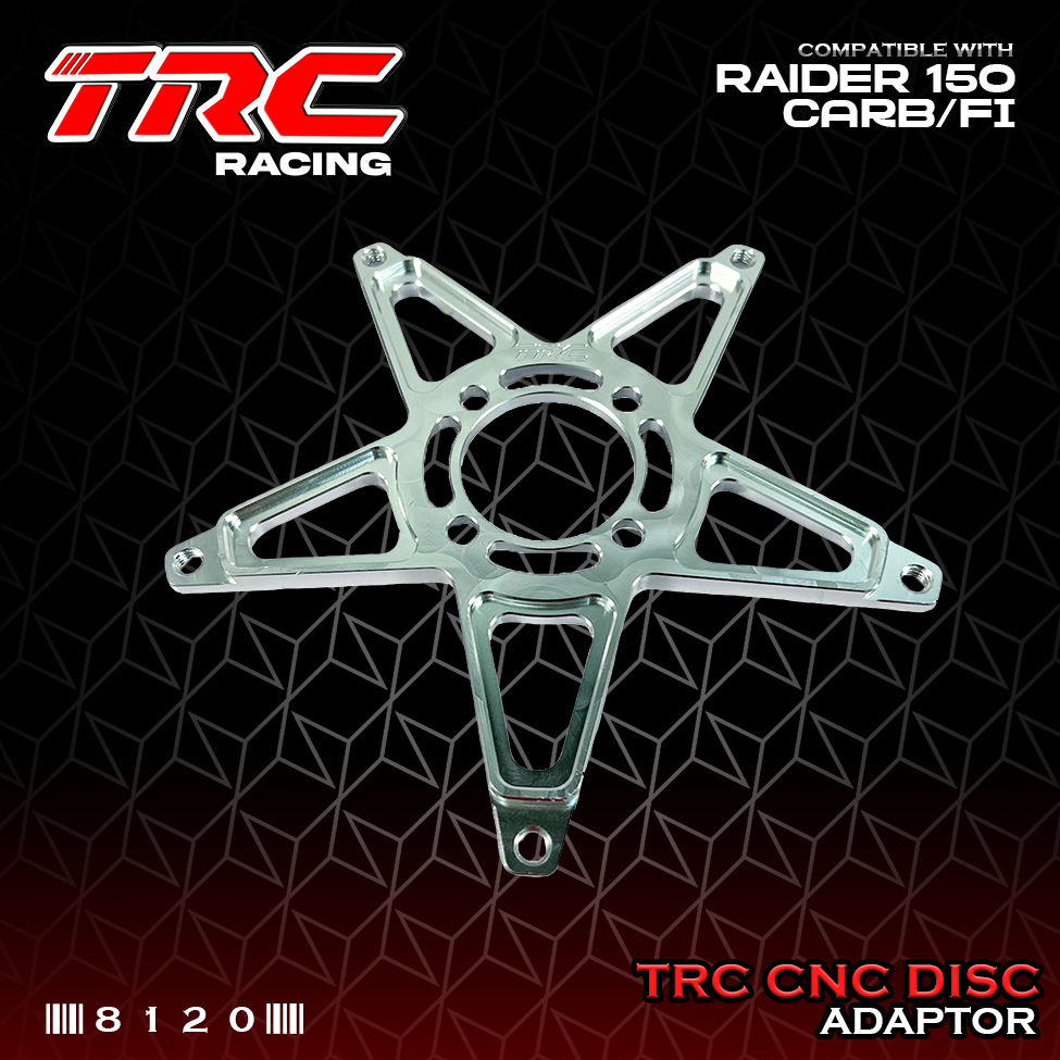 TRC RACING CNC Star Disc Adapter For Raider 150 Carb/FI 8120 | Shopee ...