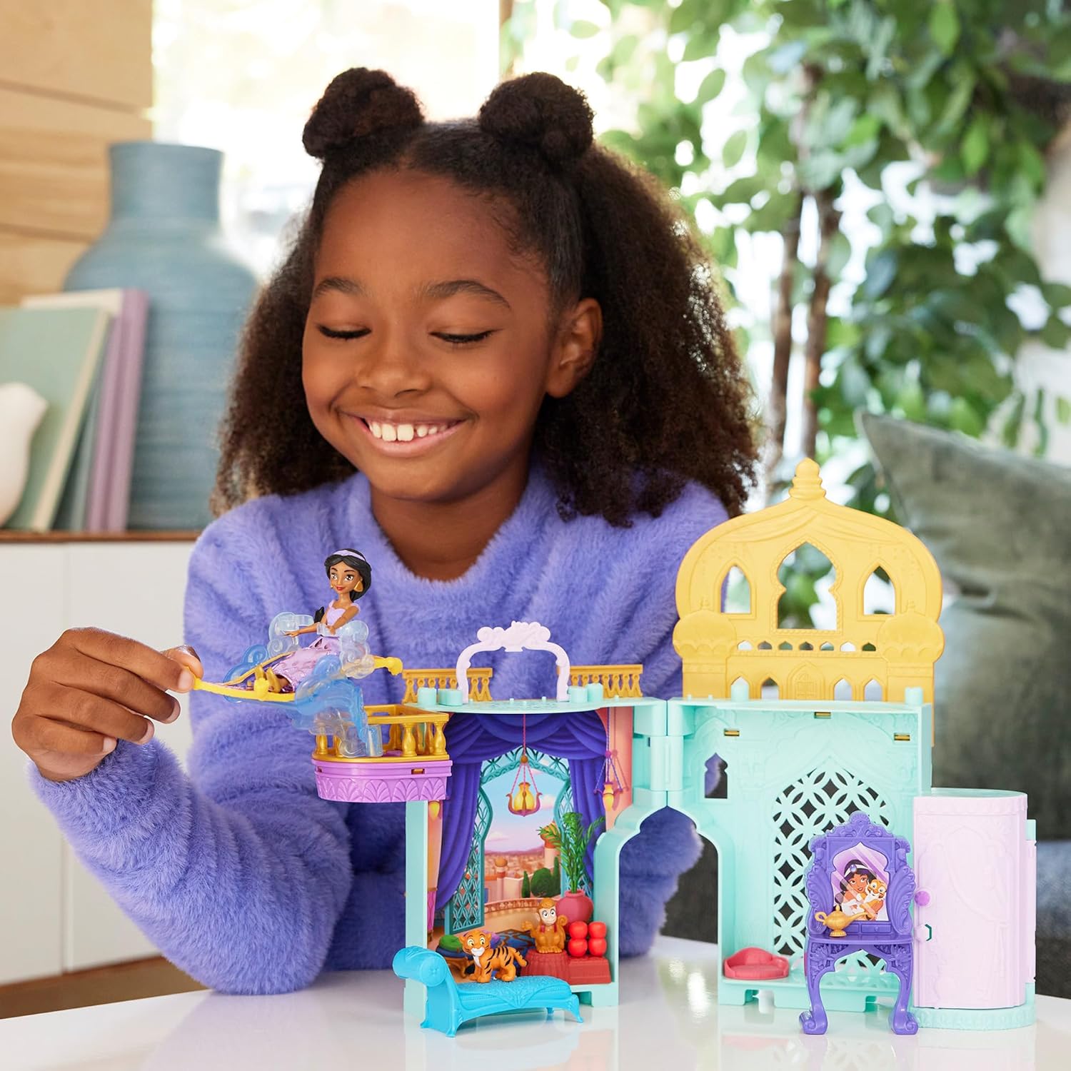 Mattel Disney Princess Jasmine Stackable Castle Doll House Playset with ...