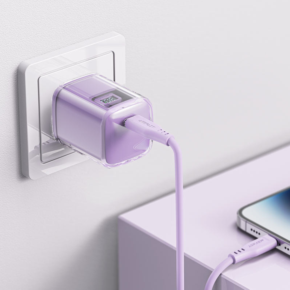 Acefast Crystal Series A55 GaN Wall Charger 30W | Shopee Malaysia