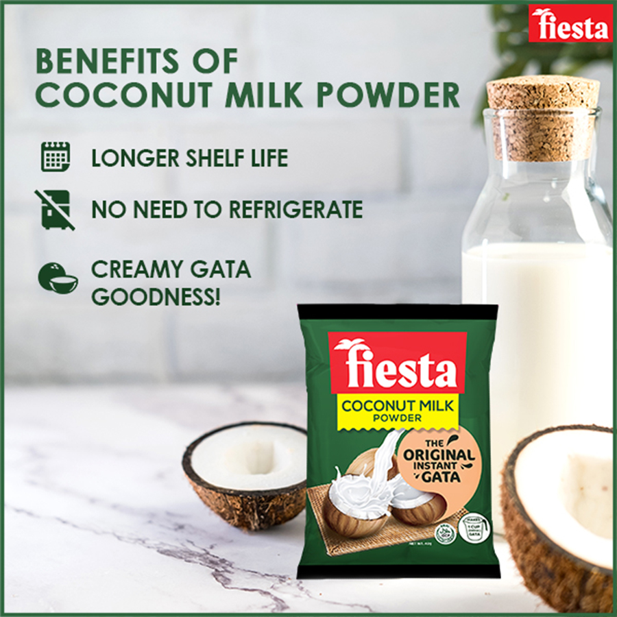 Fiesta Coconut Milk Powder 40 grams | Pack of 100 | Gata Powder ...