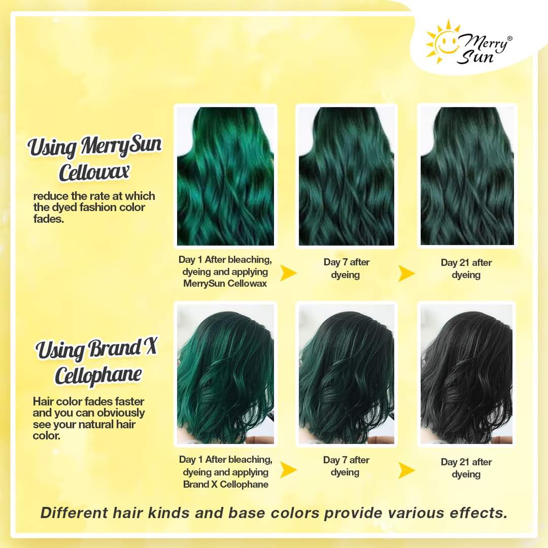 Merry Sun Hair Colour Cello Wax (Violet) | Shopee Malaysia