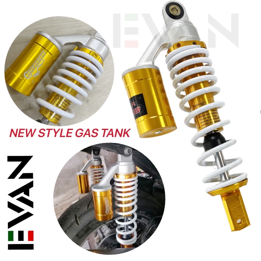 EVAN.SHOP Rear Dual Shock 295mm(Set) Absorber (Aerox/Rusi rapid 150 ...