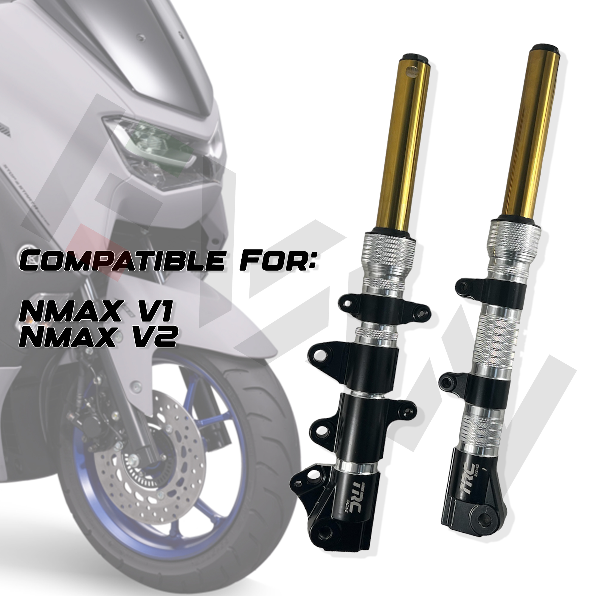 YAMAHA NMAX V1/V2 TRC LIGHTEN FRONT SHOCK ASSEMBLY FOR MOTORCYCLE ...