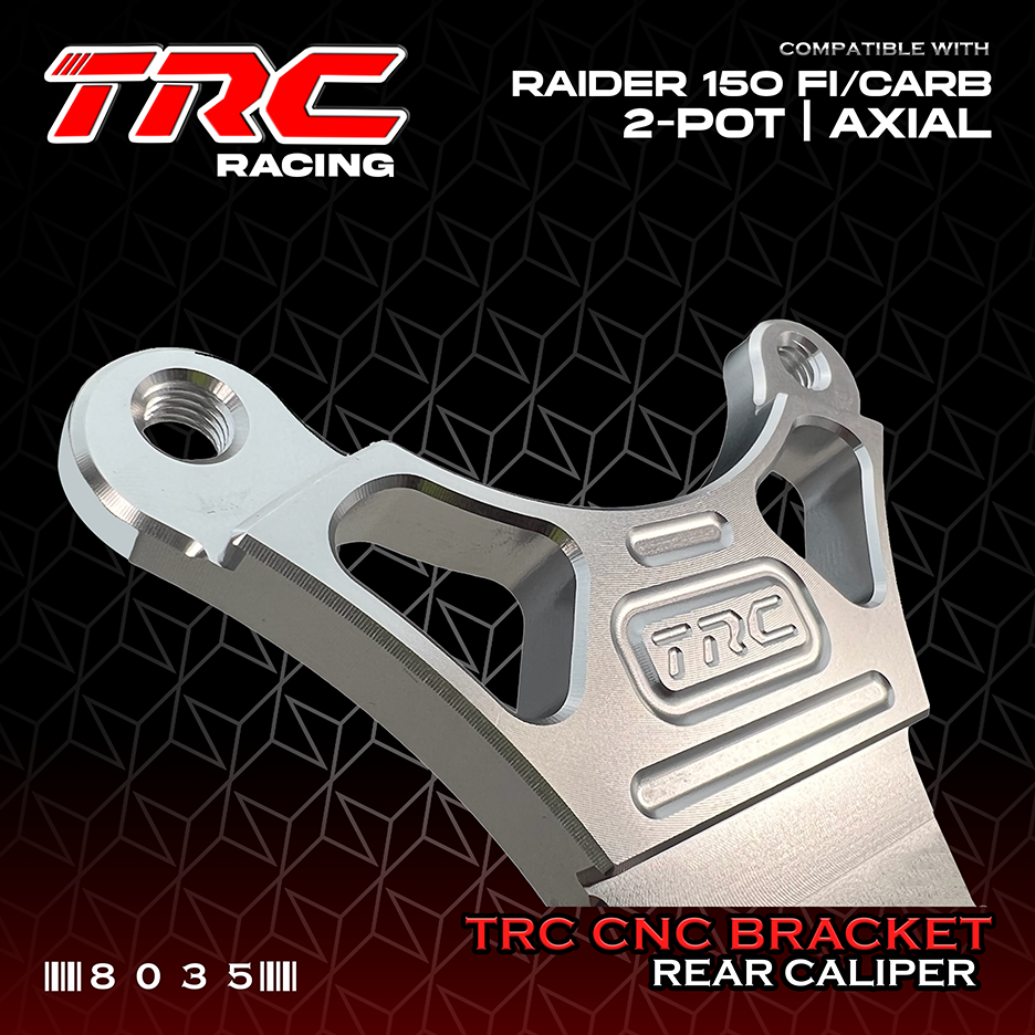 TRC RACING 2POT REAR AXIAL CALIPER BRACKET (190MM DISC) FOR RAIDER 150 ...