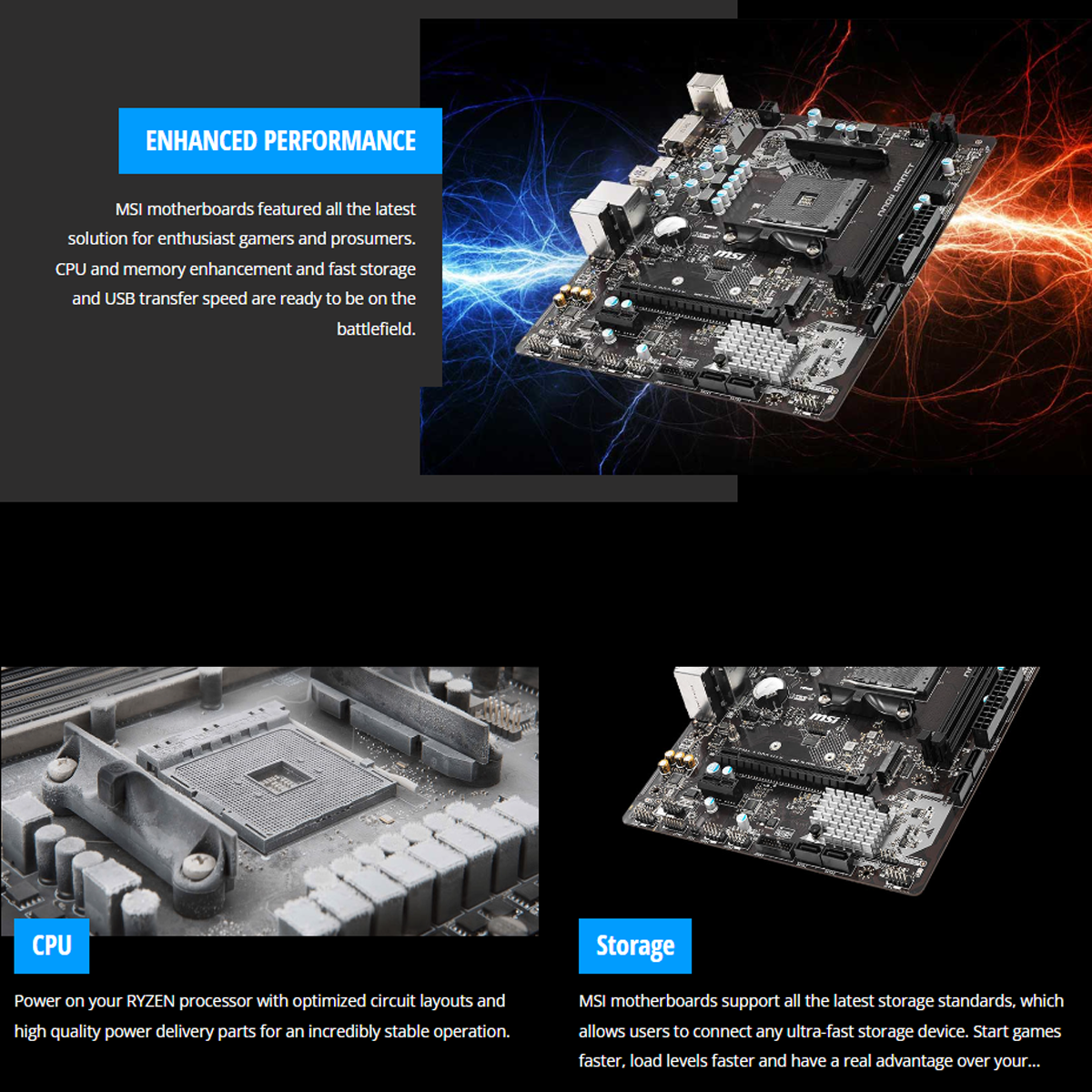 GIGABYTE/RAMSTA B450M MATX Motherboard DDR4*2 Socket AM4 Motherboard ...