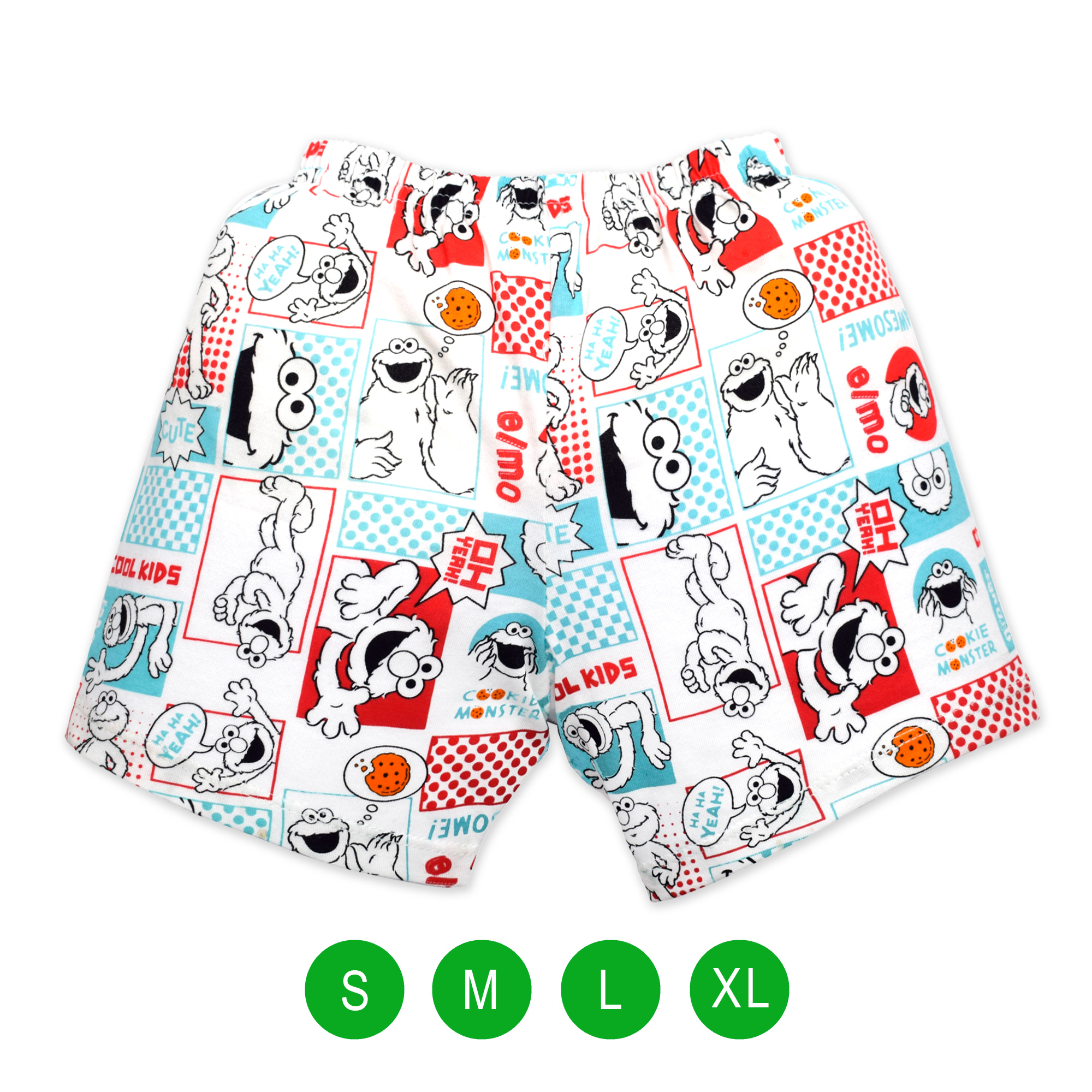 Sesame Street - Sando & Short Set (Elmo) | Shopee Malaysia