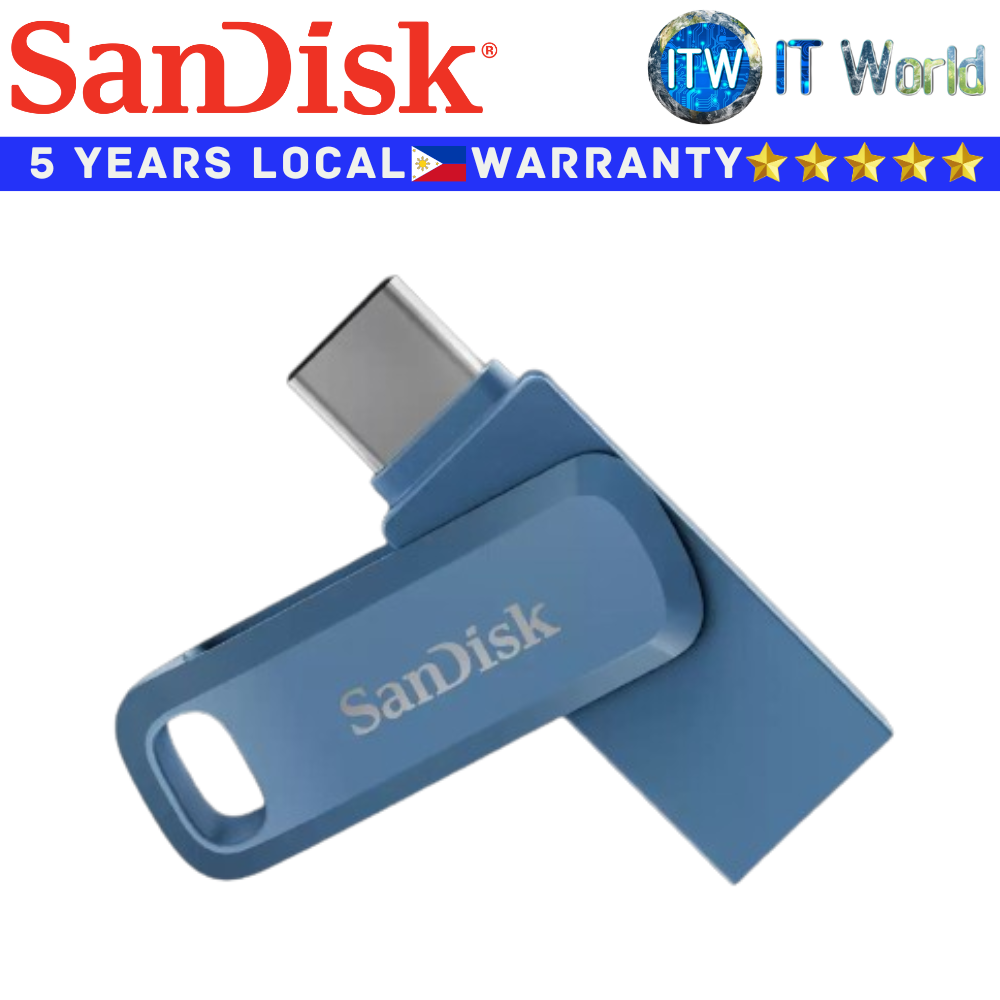 Itw | SanDisk USB Flash Drive 32GB Ultra Dual Drive Go USB Type-C Navy ...