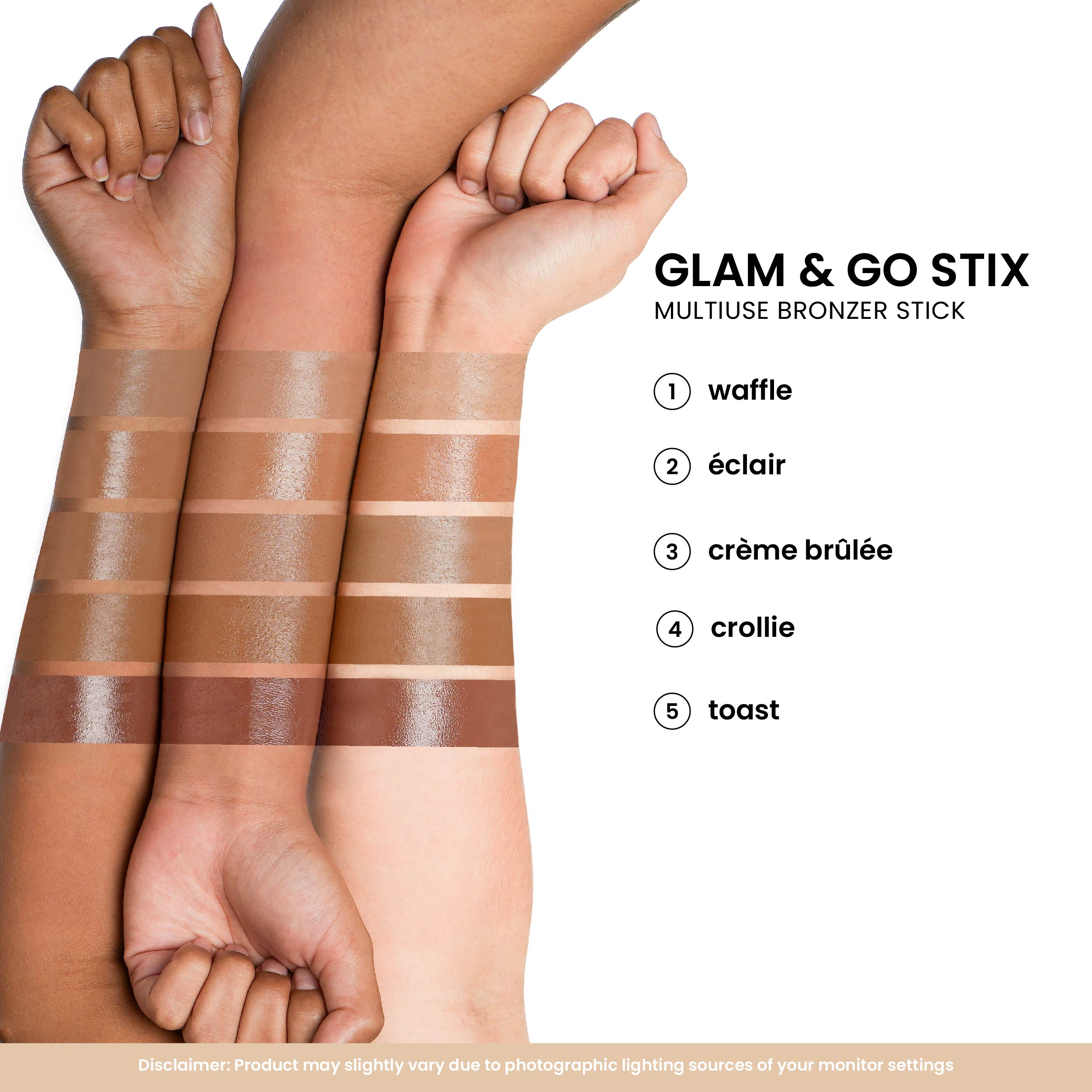 GRWM Cosmetics Glam & Go Stix Multiuse - Bronzer Stick | Shopee Malaysia