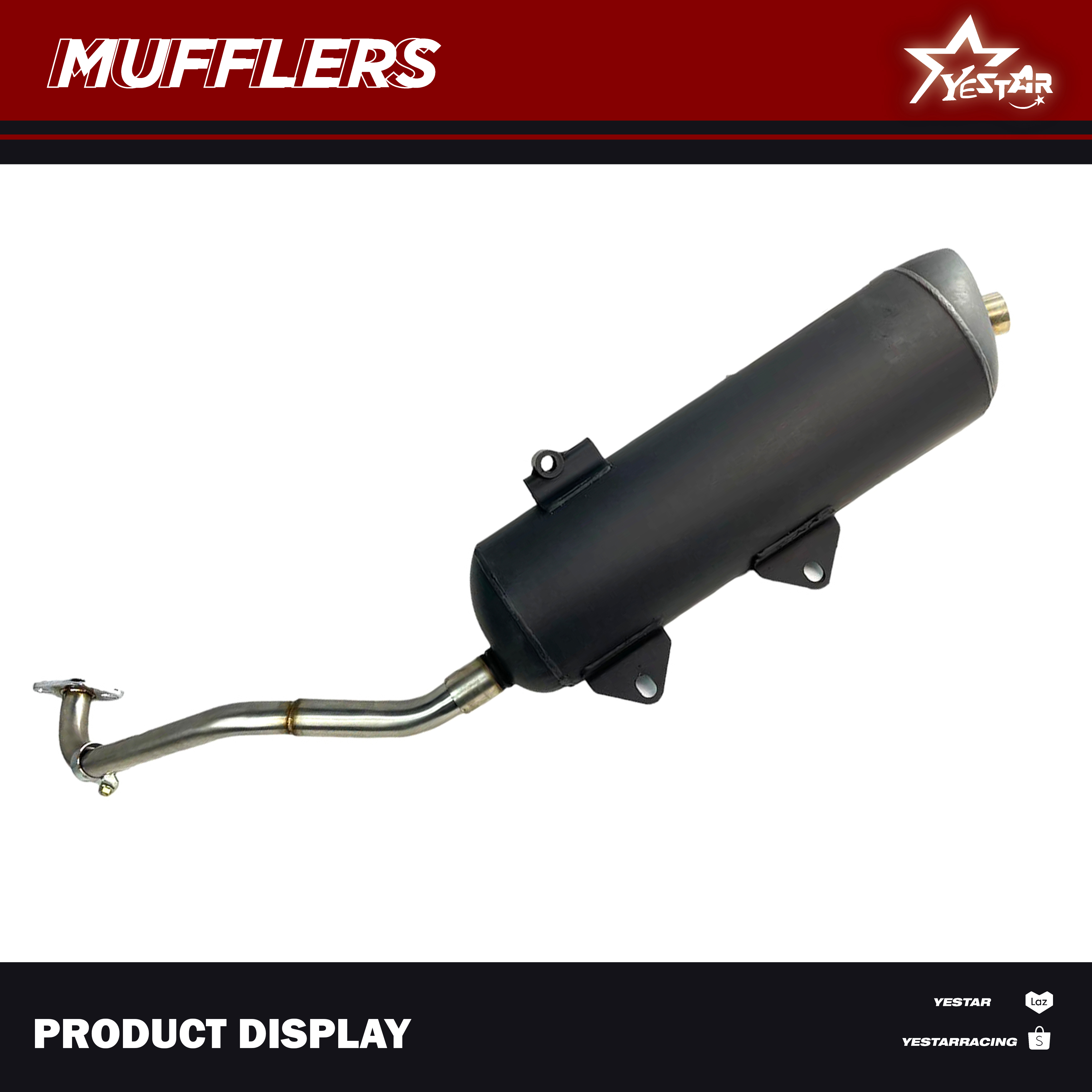 YESTAR PH Yamaha Nmax V1 Muffler Pipe Full Exhaust System Motorcycle ...