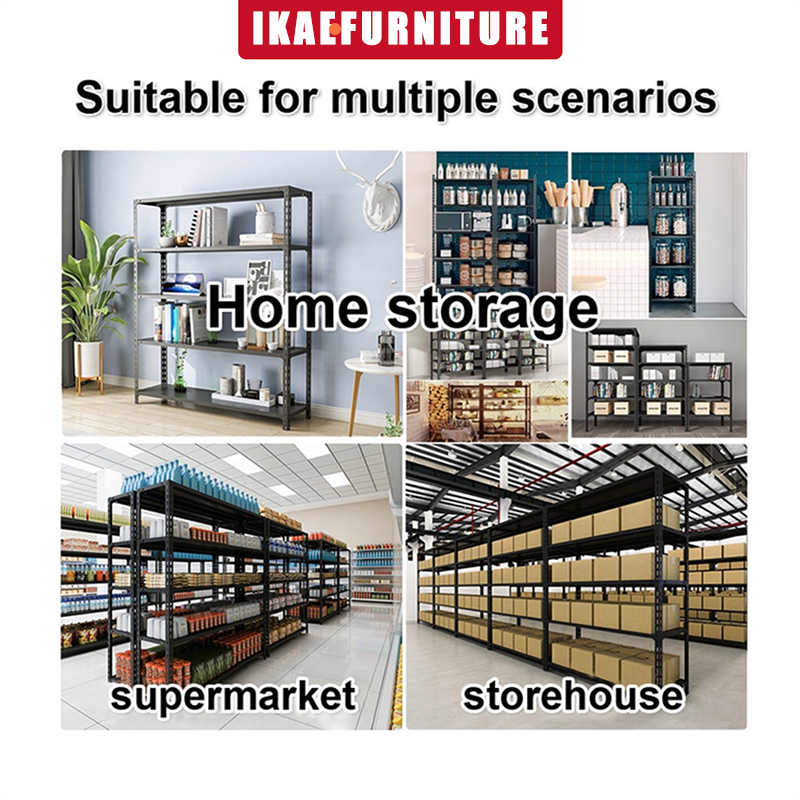 Kitchen Metal Stante Rack Organizer 3/4/5 Layer Food Rack Steel Shelves ...