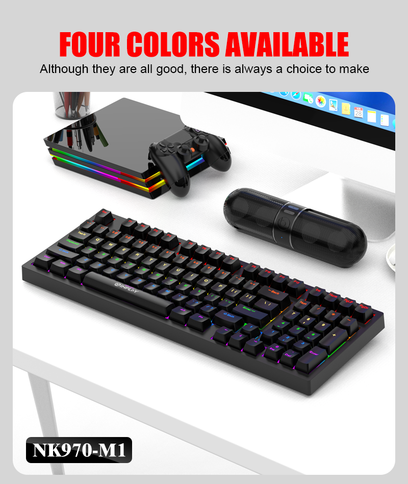 Inplay 97 Keys Mechanical Keyboard Hot Swappable Red Switch RGB Wired ...