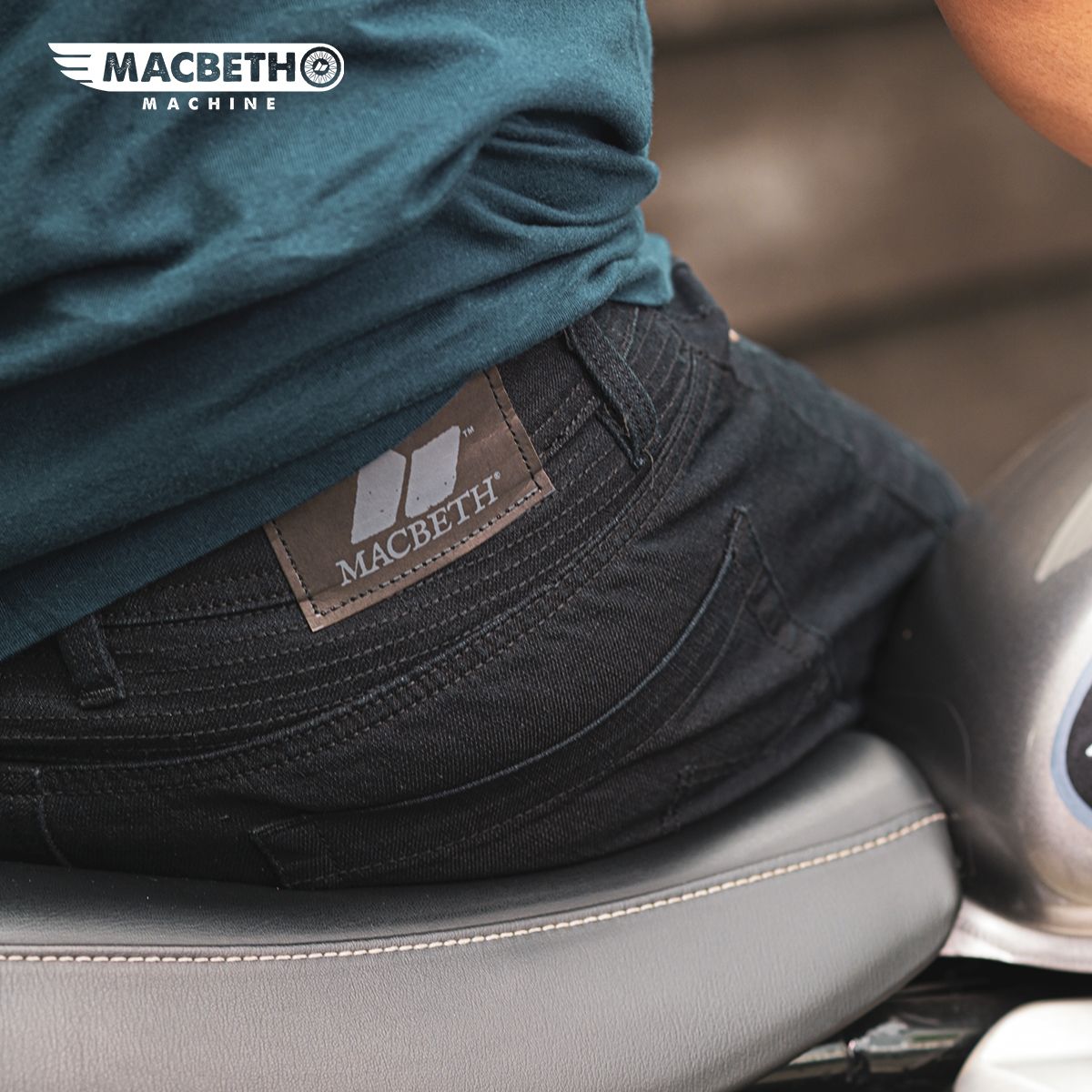 Macbeth Machine Biker Jeans Men's Reg. Denim Pants " SLIM FIT BIKER ...