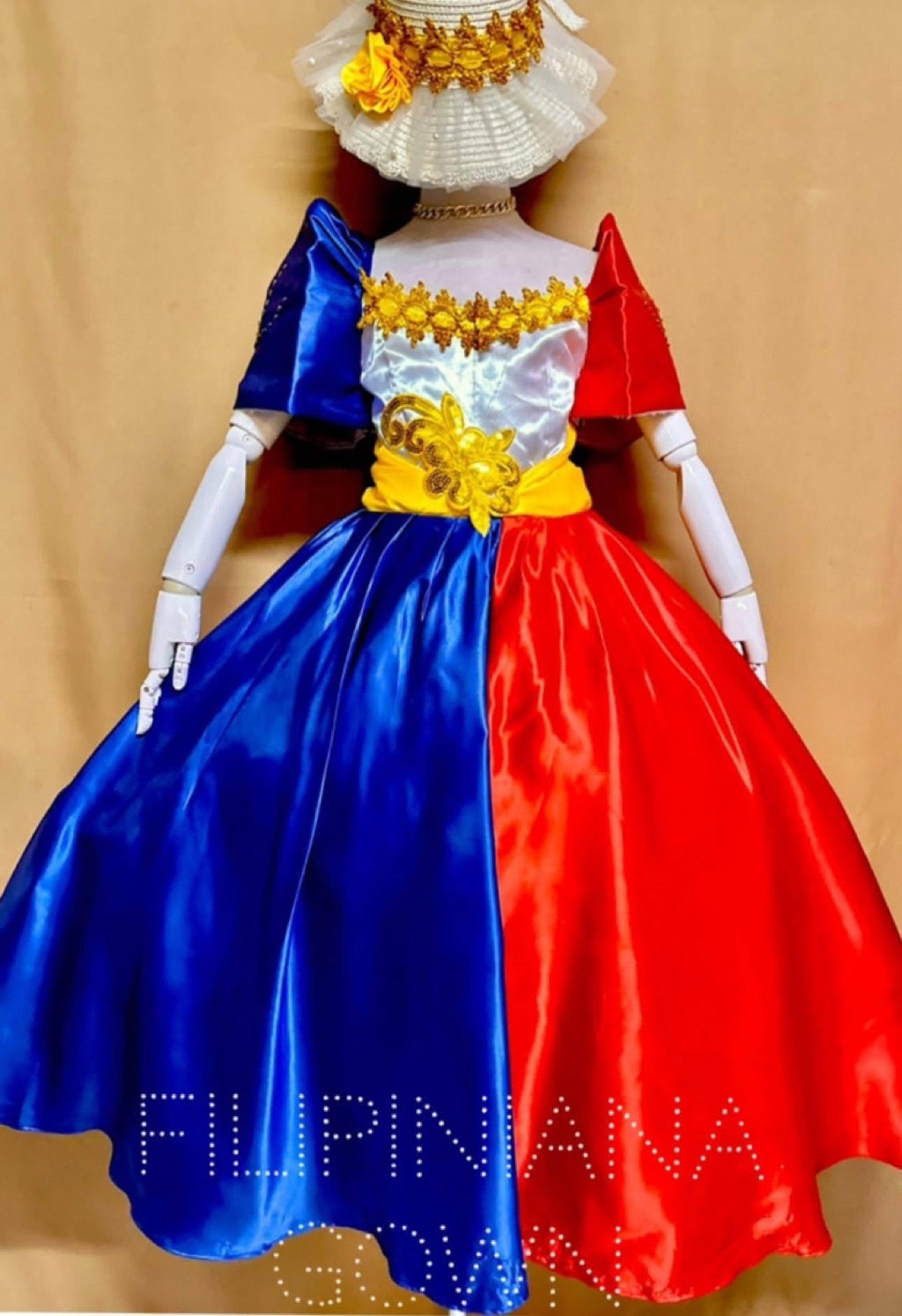 FILIPINIANA MODERN PHILIPPINES GOWN FOR BUWAN NG WIKA/ UN FIT FOR KIDS (4-11 YRS OLD) | Shopee ...