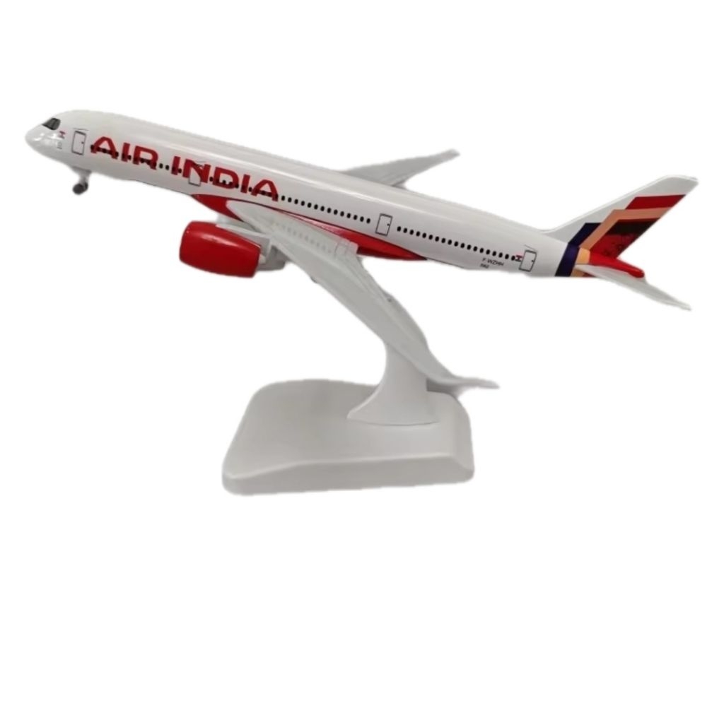Air India A350 Diecast Aircraft Airbus Airplane with Landing Gears and ...