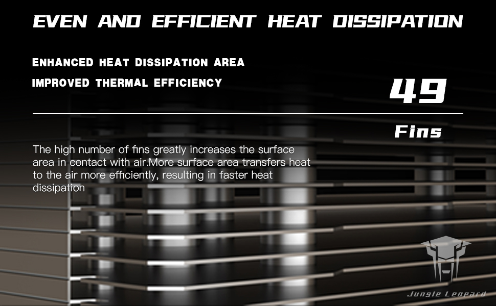 Jungle Leopard KF400 ARGB CPU Cooler 120mm PC Fan Infinity Mirror ARGB ...