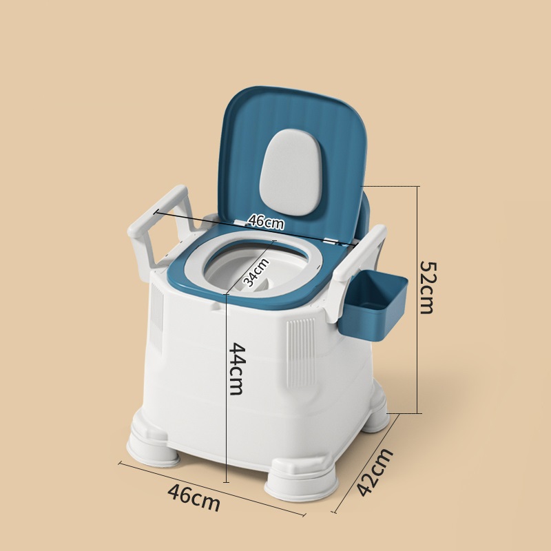 Toilet Bowl Arinola For Adult Portable Mobile Soft Pad Height ...