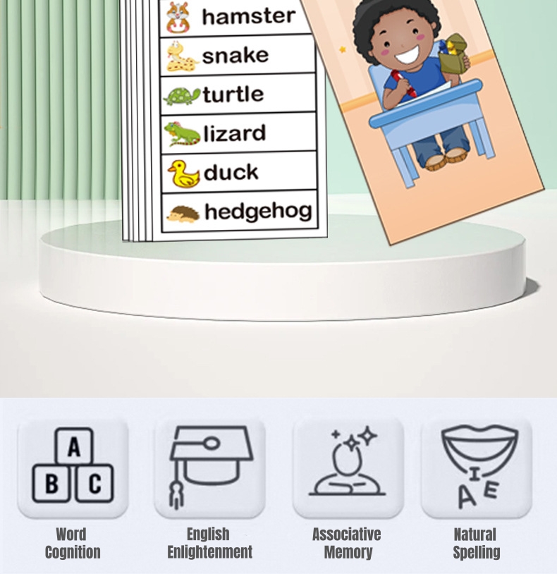 40 Themes Words Flashcards 41cards Dolch Sight Word&129PCS Phonics ...