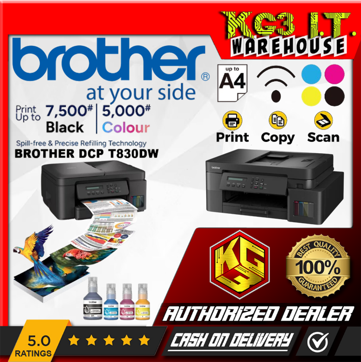 Brother DCP-T830DW all in one Inkjet Printer ( Replacement T820DW ...