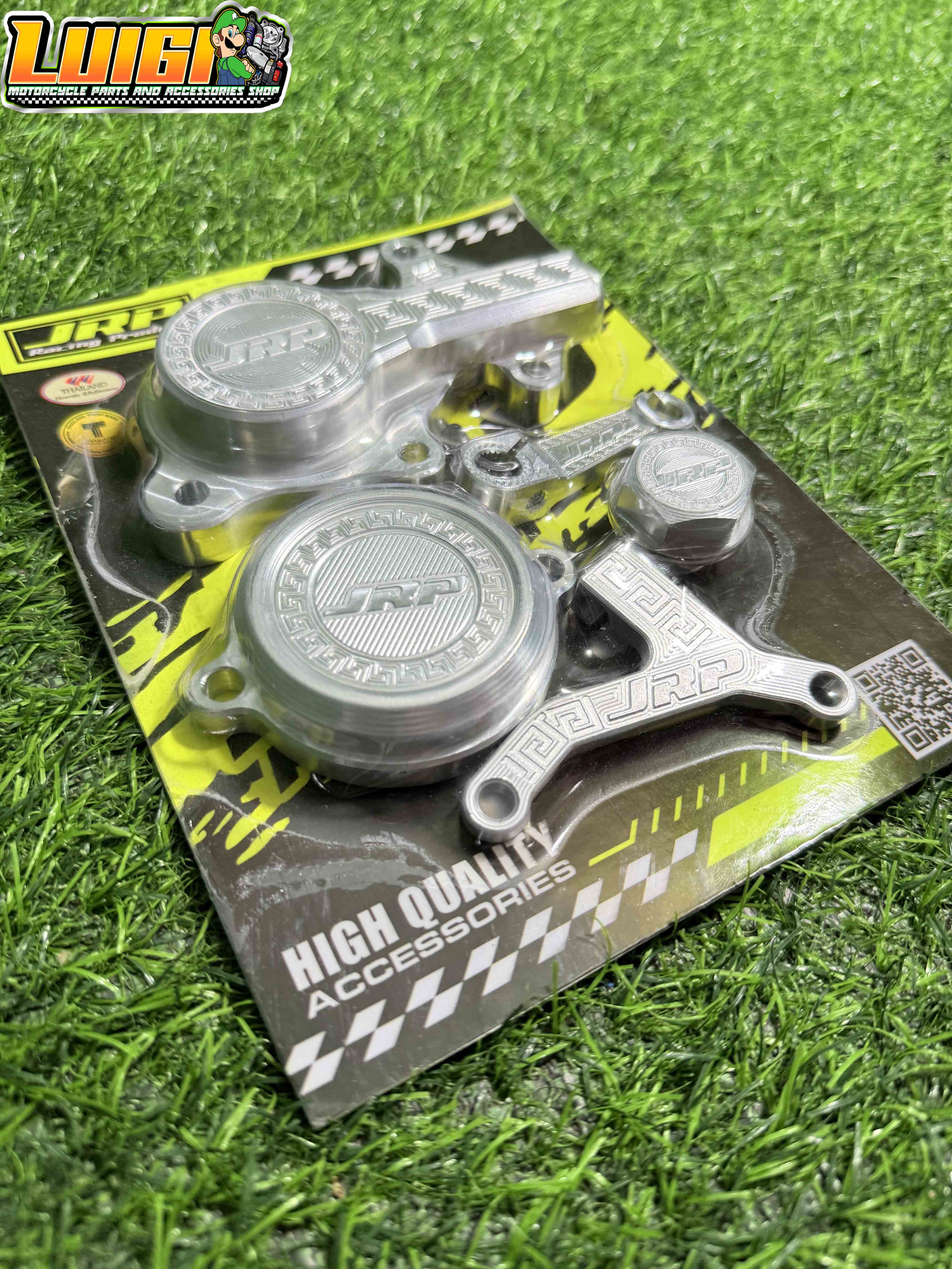 JRP CNC ALLOY VERSACEE TAPPET COVER SET V2 SUZUKI RAIDER 150 CARB ...