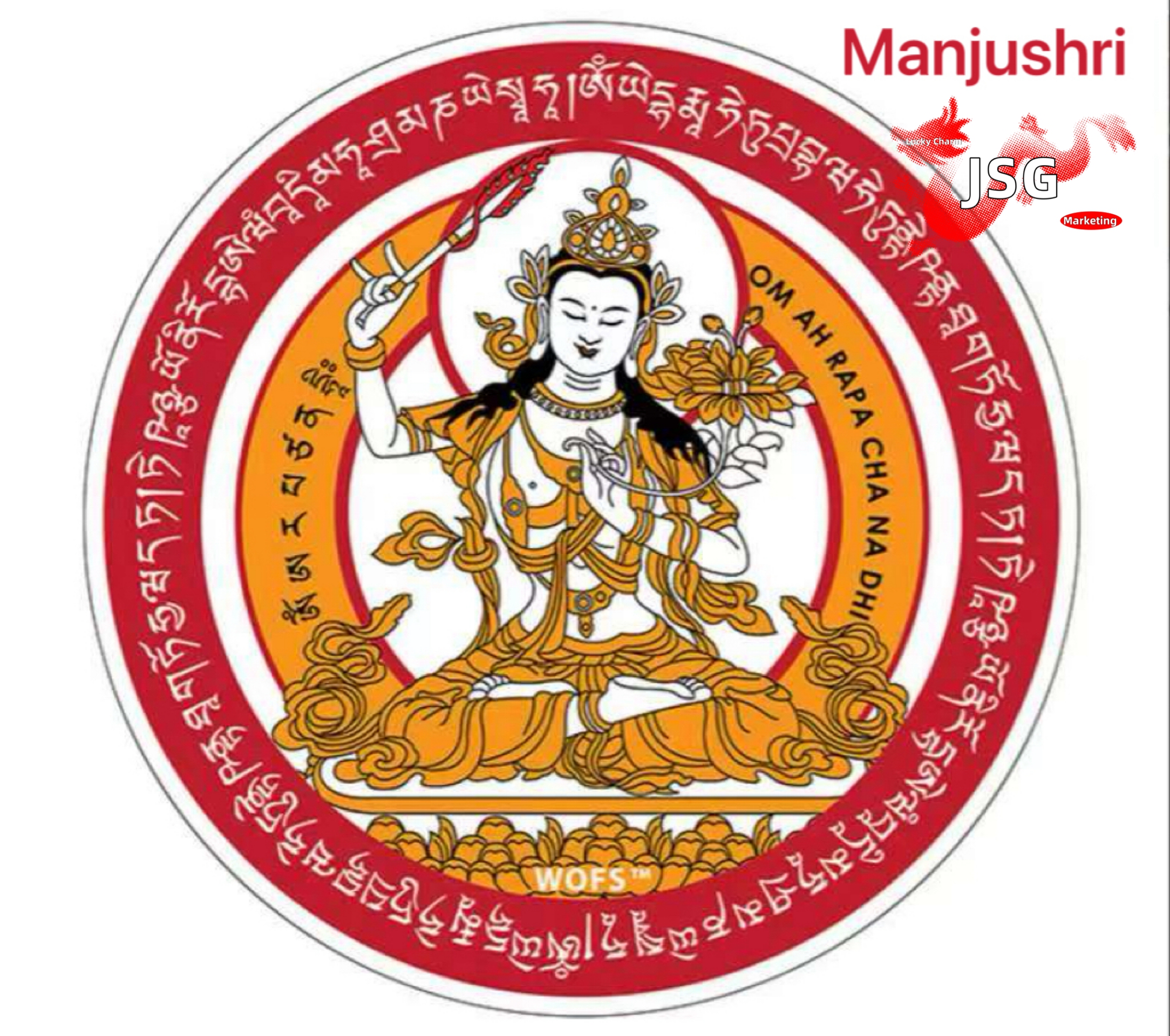Feng Shui Amulet Stickers For Wealth For Health Lucky Charms Sticker ...