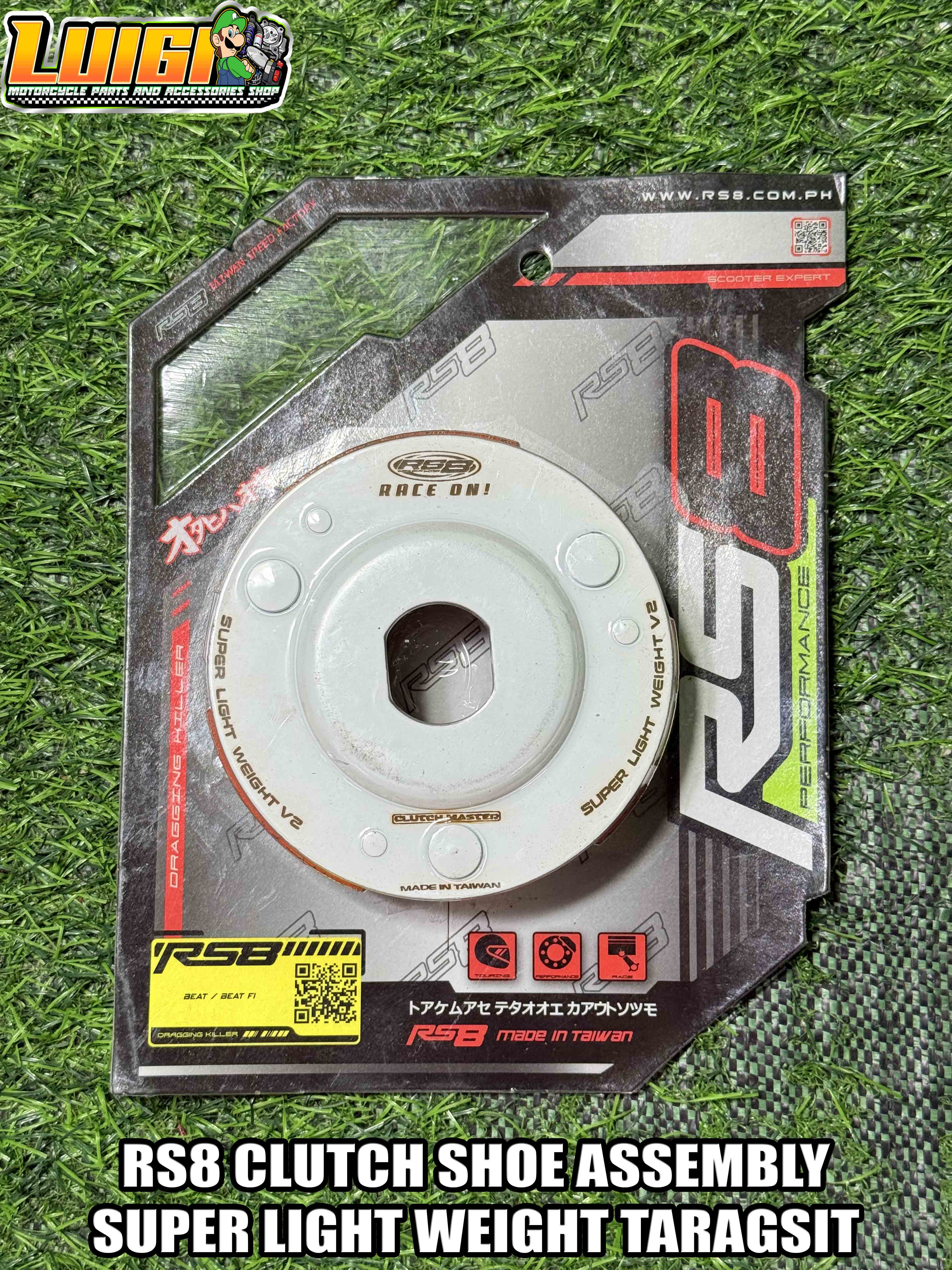 RS8 HONDA BEAT FI CLUTCH SHOE ASSEMBLY SUPER LIGHTWEIGHT 100% TAIWAN ...