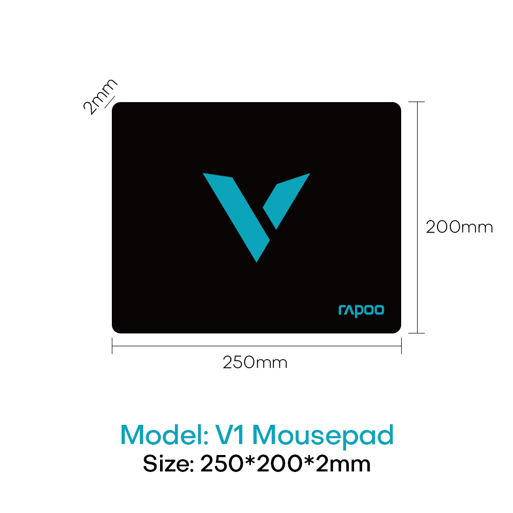 Rapoo V1 Gaming Mouse Pad (Black) | Shopee Malaysia