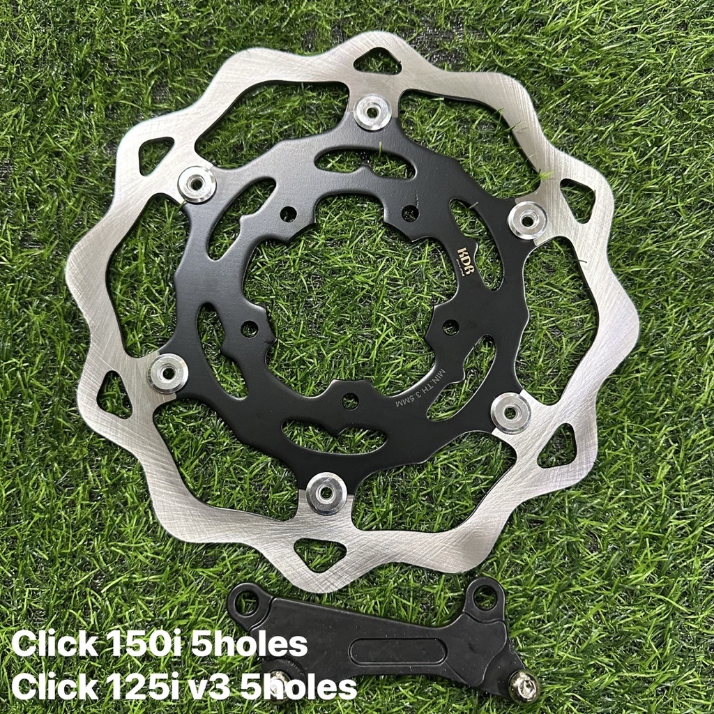 KDR BIG DISC 260MM W/BRACKET CLICK 125i V1 V2/MIO SPORTY/CLICK 150i/MIO ...