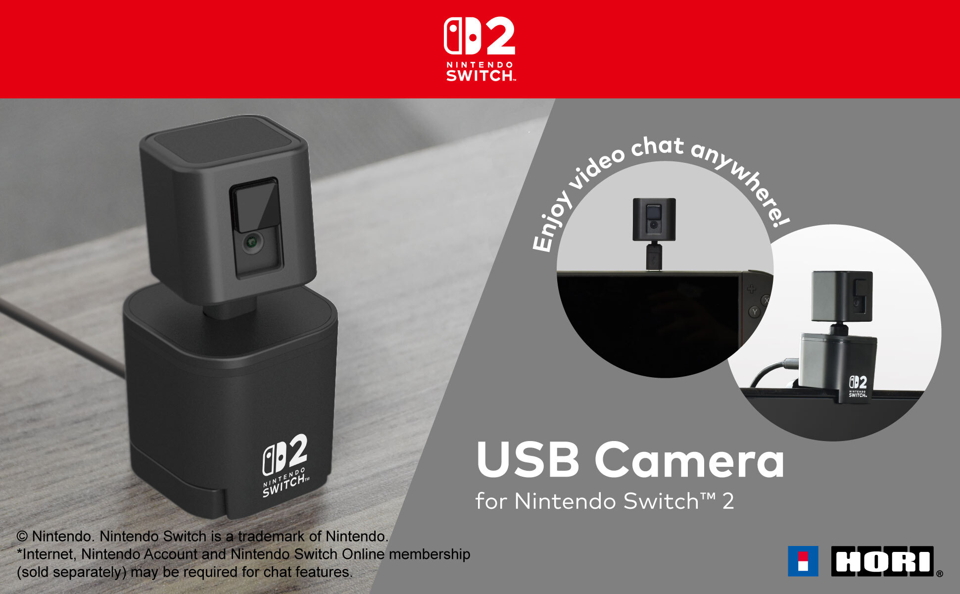 Hori USB Camera for Nintendo Switch 2 [NSX-023A] | Shopee Malaysia