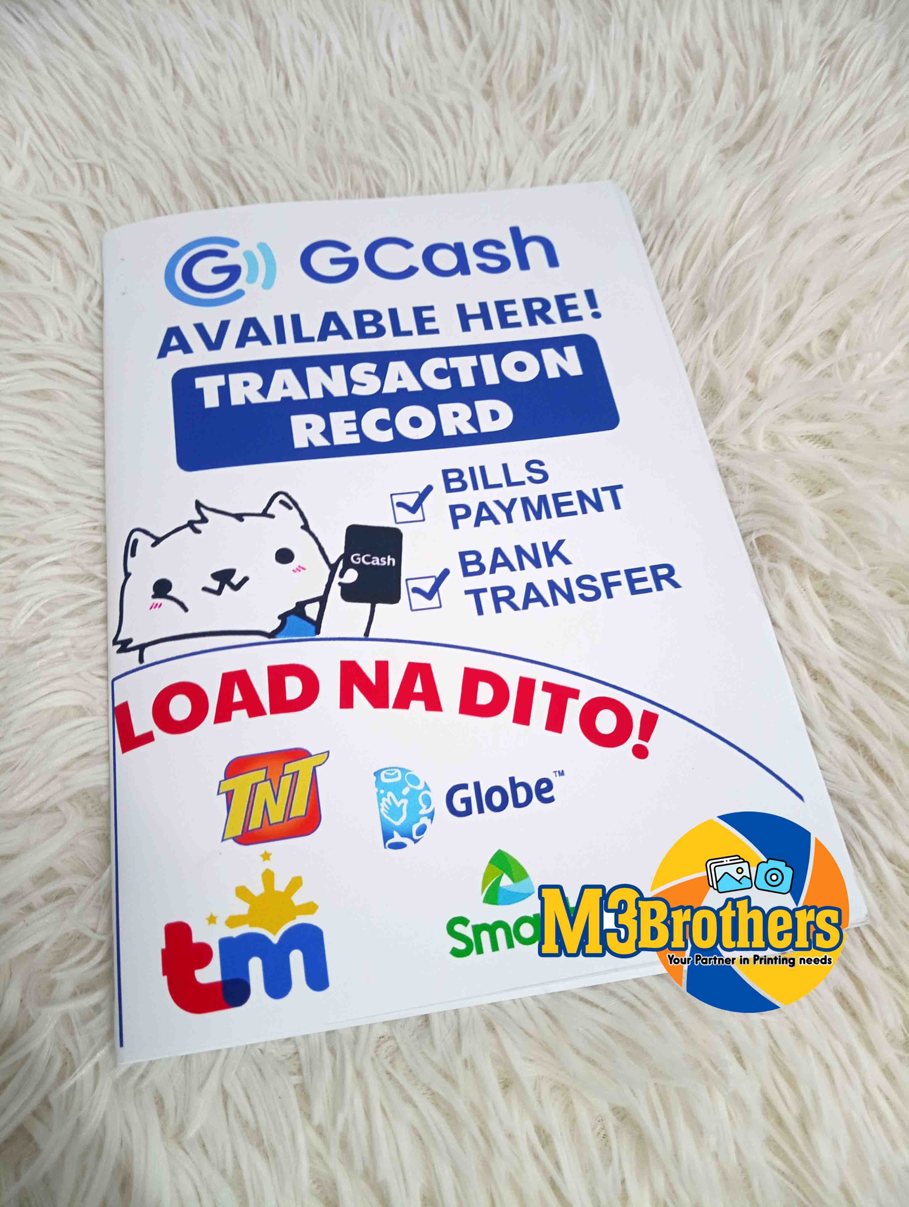 GCASH TRANSACTION RECORD BOOKLET (ORDINARY PAPER - 60 PAGES) | Shopee ...