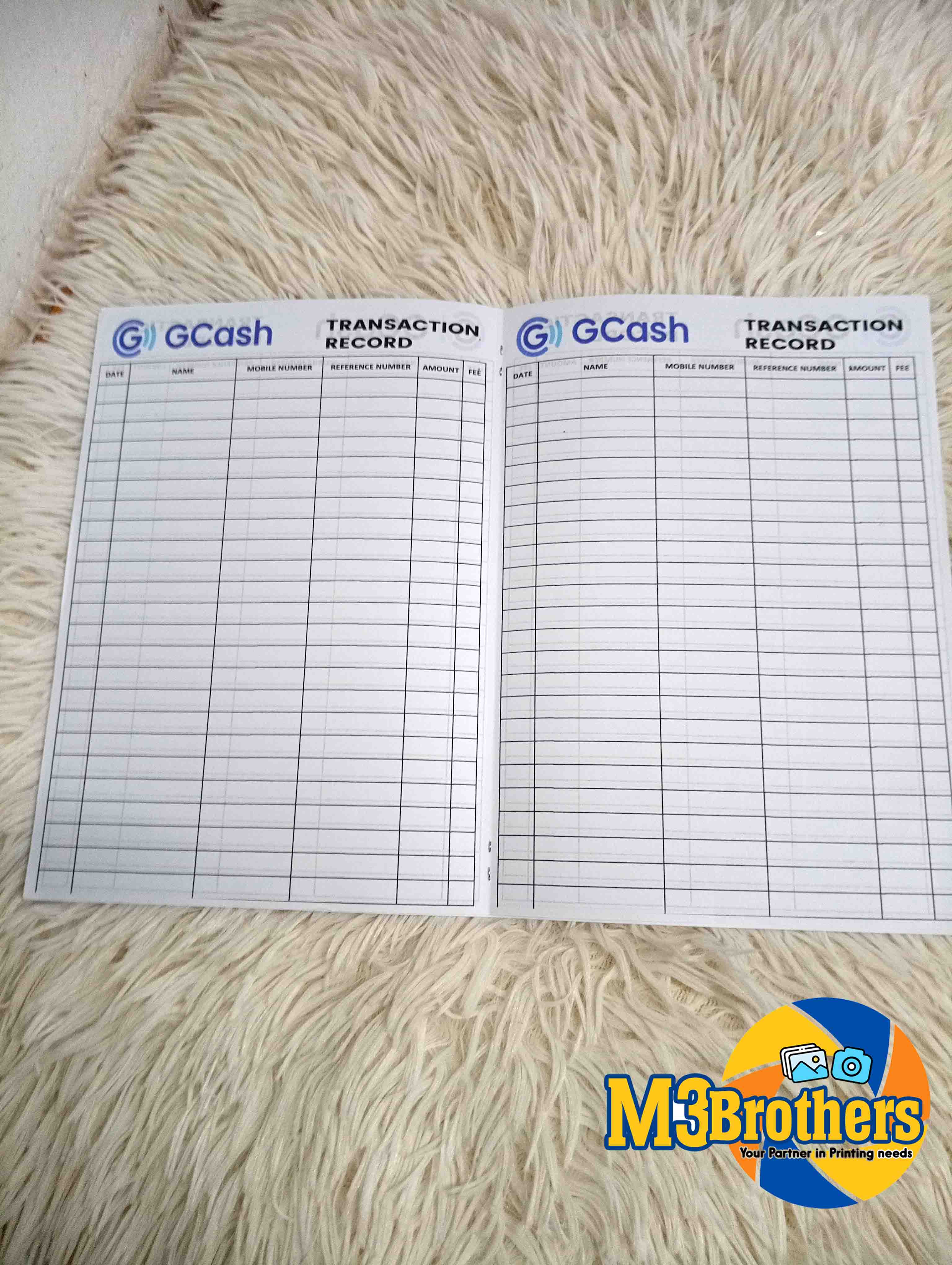 GCASH TRANSACTION RECORD BOOKLET (ORDINARY PAPER - 60 PAGES) | Shopee ...