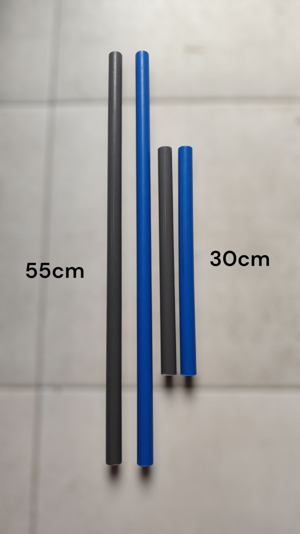 Thick PVC Pipes 1/2 Blue and Gray 30cm 55cm | Shopee Malaysia