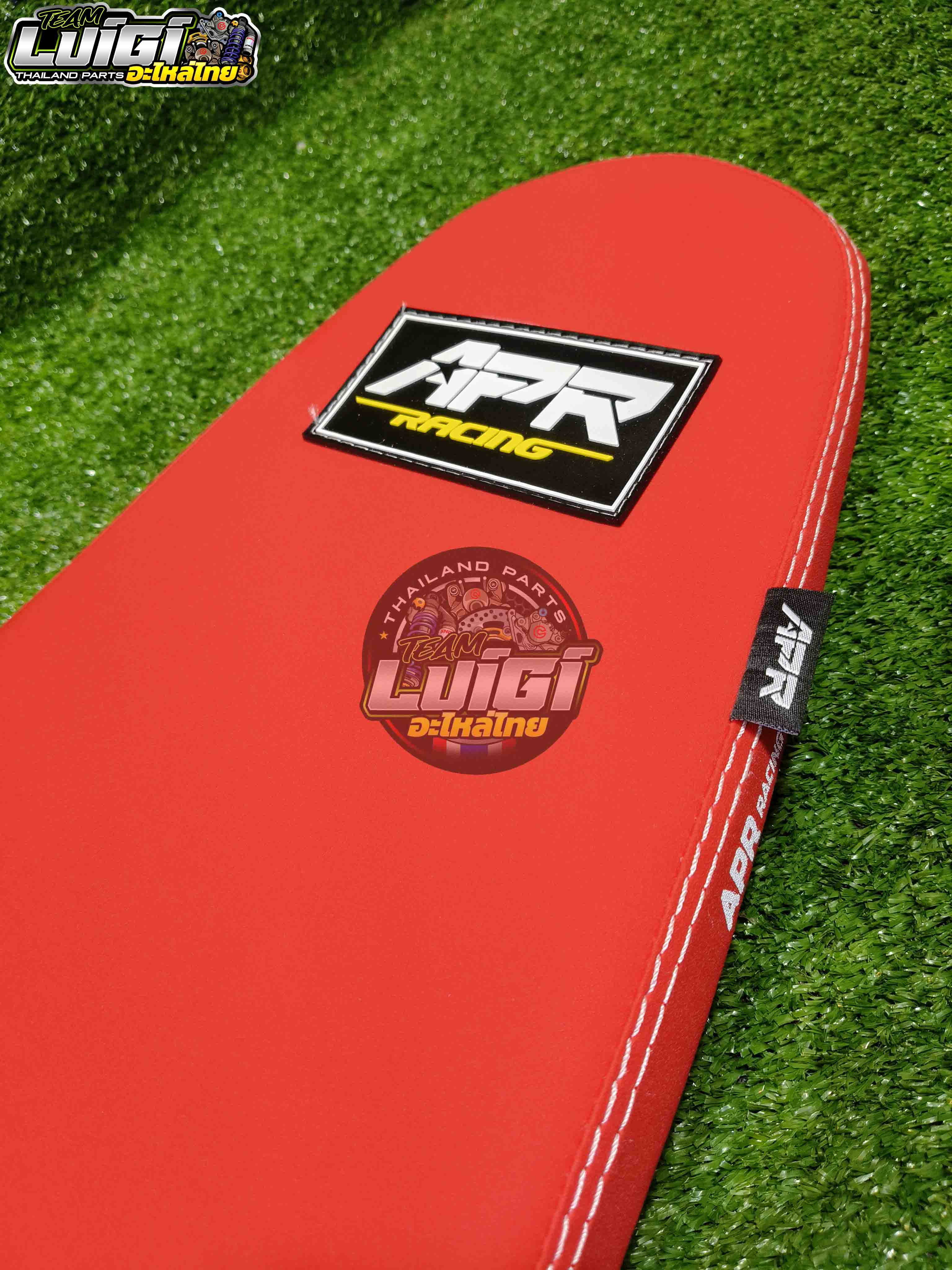 YAMAHA MIO I 125 / M3 APR PHETBURI FLAT SEAT EMBROID LOGO RED MADE ...